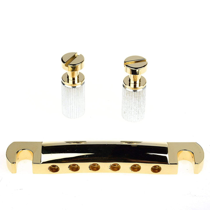 Gibson Gear Stop Bar Tailpiece Gold w/Studs & Inserts – Chicago Music ...