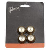 Gibson Top Hat Knobs w/ Gold Metal Insert (2 Volume, 2 Tone) - Gold ...