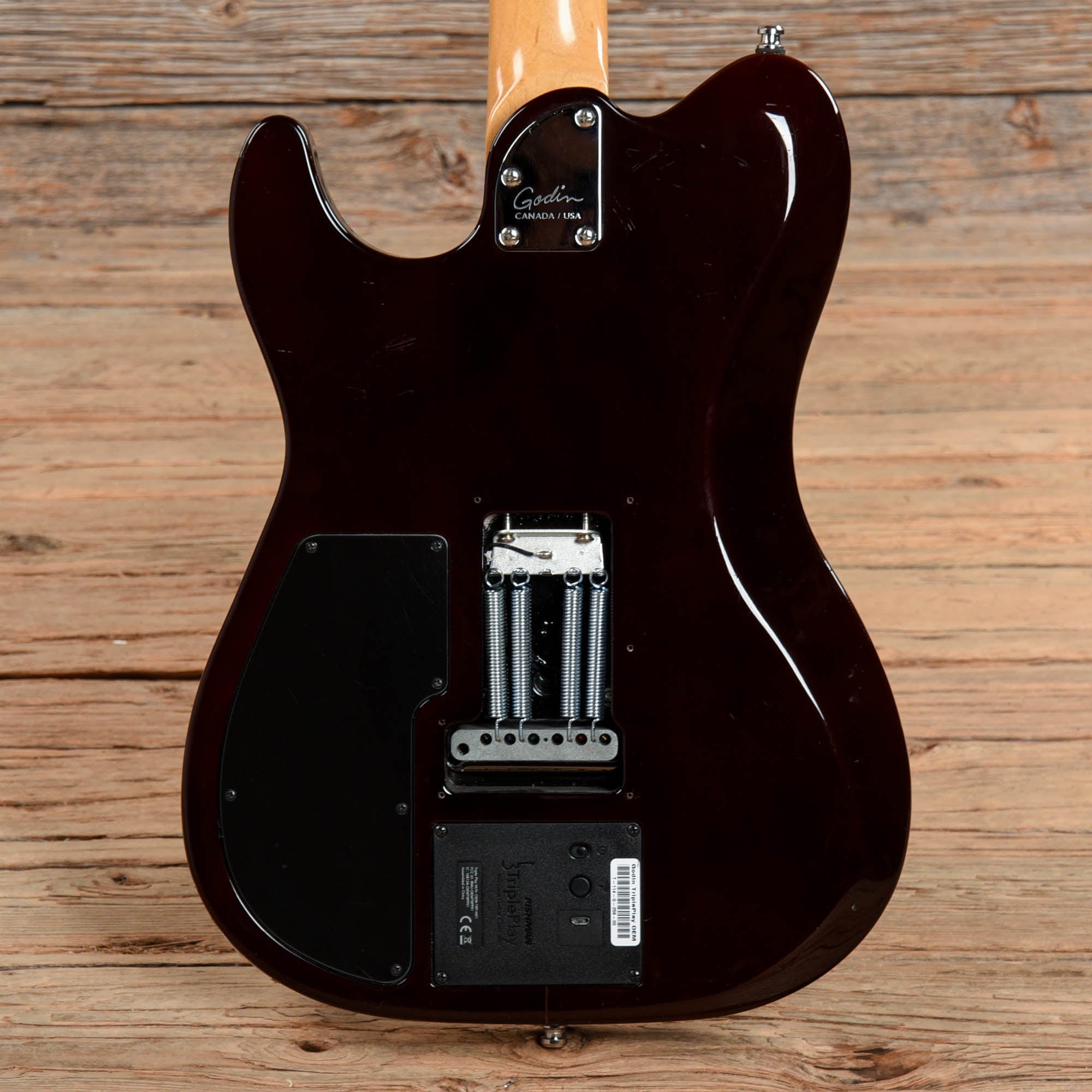 Godin Session Custom Tripleplay Lightburst – Chicago Music Exchange
