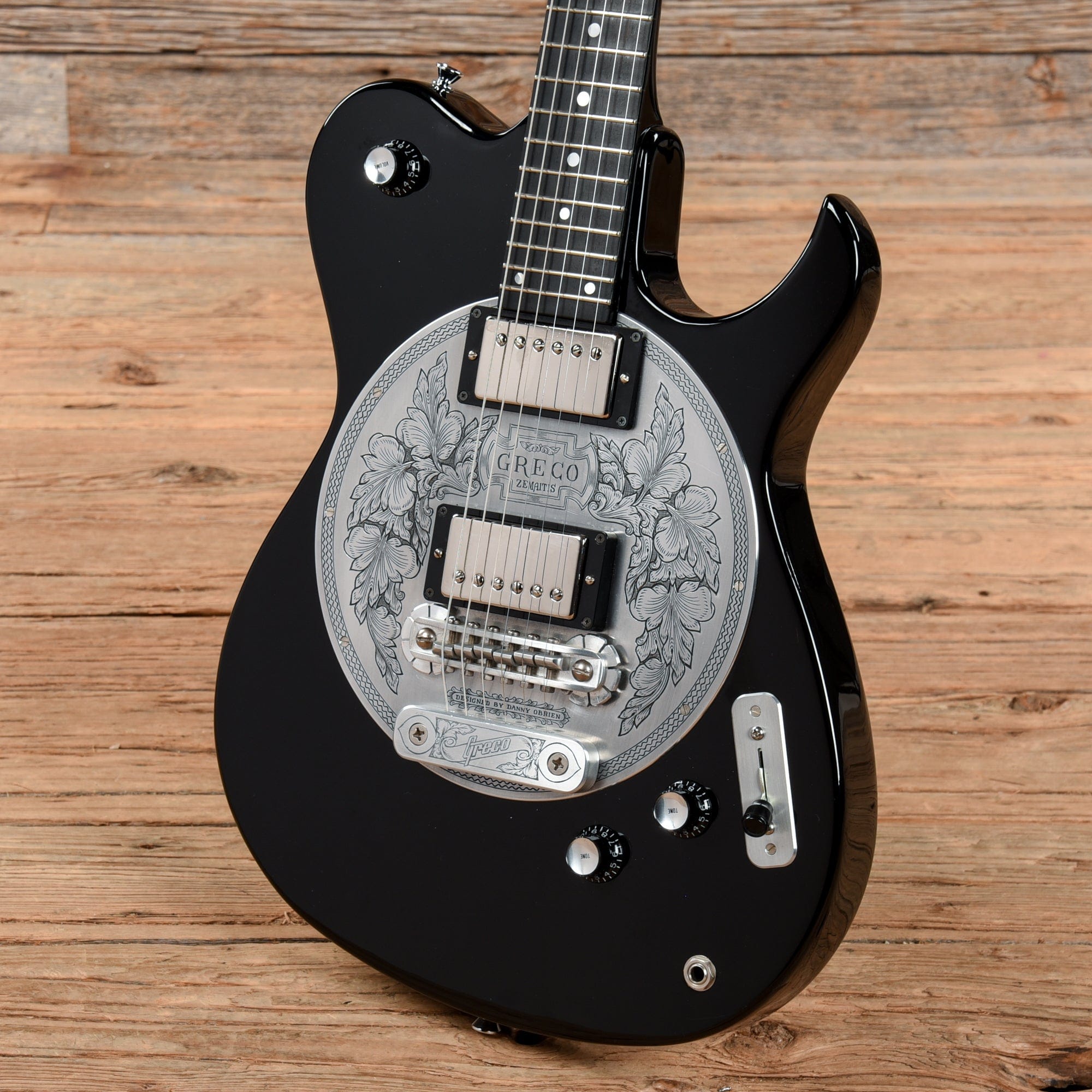 Greco Zemaitis Disc Front 2 Pickup Black 2009 – Chicago Music Exchange