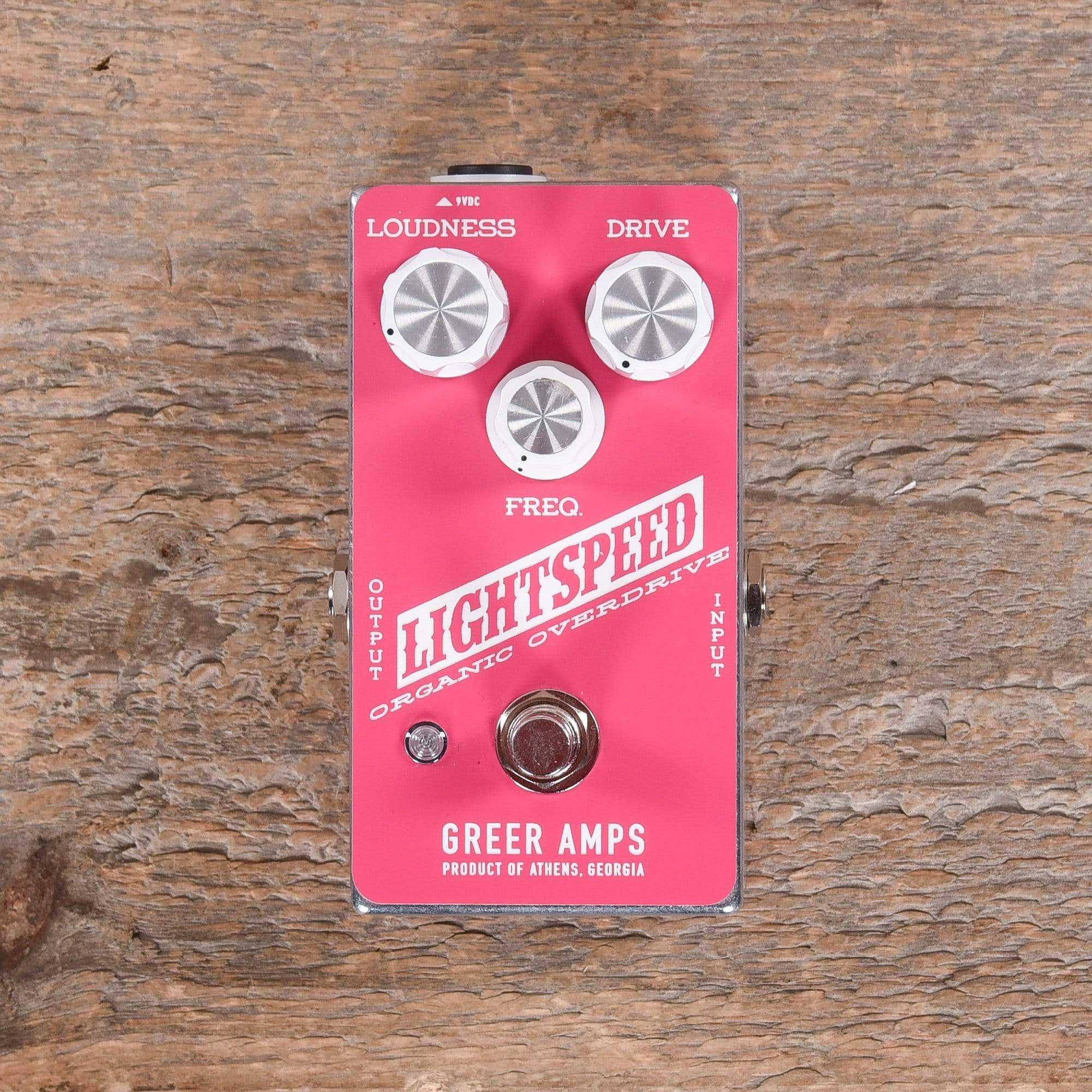 Greer Lightspeed Organic Overdrive Hot Pink and White – Chicago Music ...