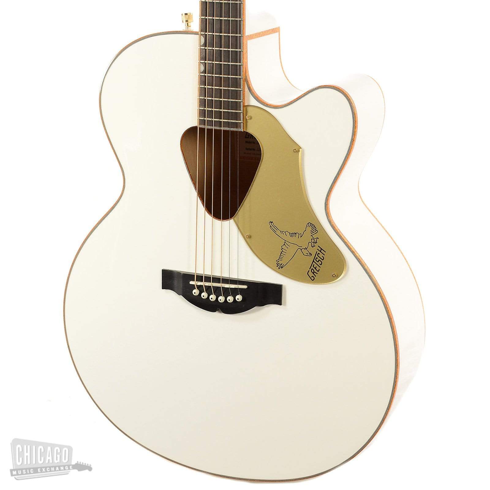 Gretsch G5022CWFE Rancher Falcon Jumbo Cutaway w/Fishman Isys+ White ...