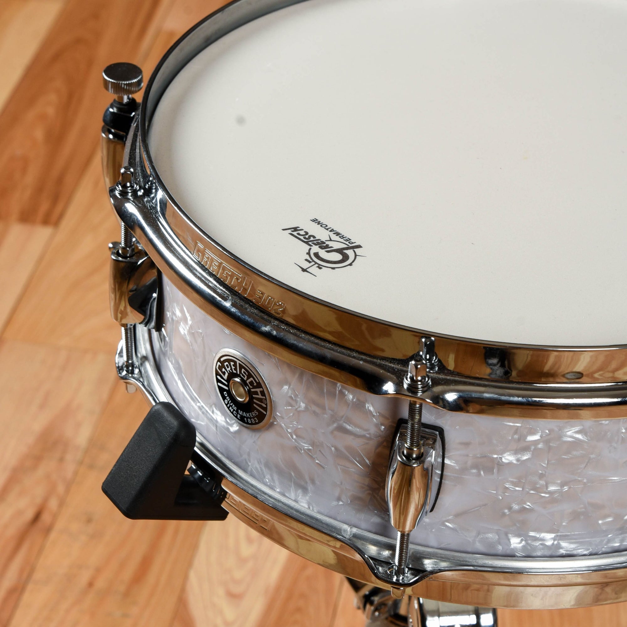 Gretsch Brooklyn 10, 13, 16, 4.4x13 4 pc. Drum Kit White Marine Pearl ...