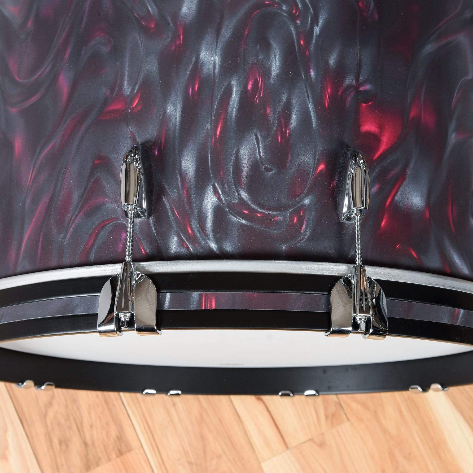 Gretsch Broadkaster 10/12/16/22 4pc. Drum Kit Black Satin Flame ...