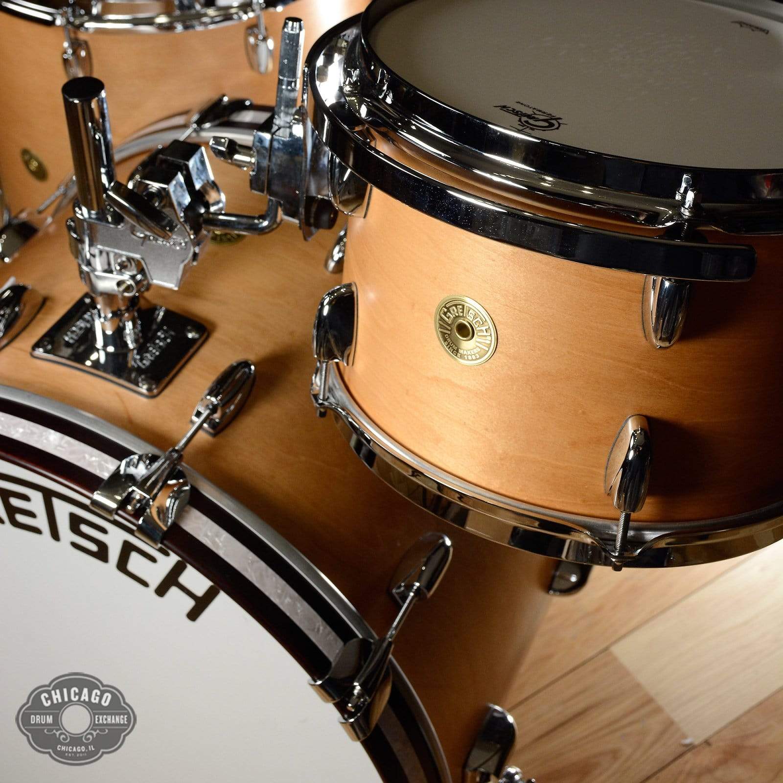 Gretsch Broadkaster 12/16/22 3pc. Drum Kit Satin Classic Maple ...