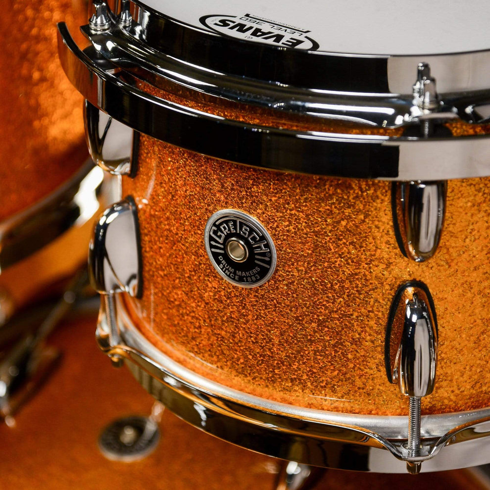 Gretsch Brooklyn 10/12/14/16/20/5.5x14 6pc. Drum Kit Gold Sparkle ...