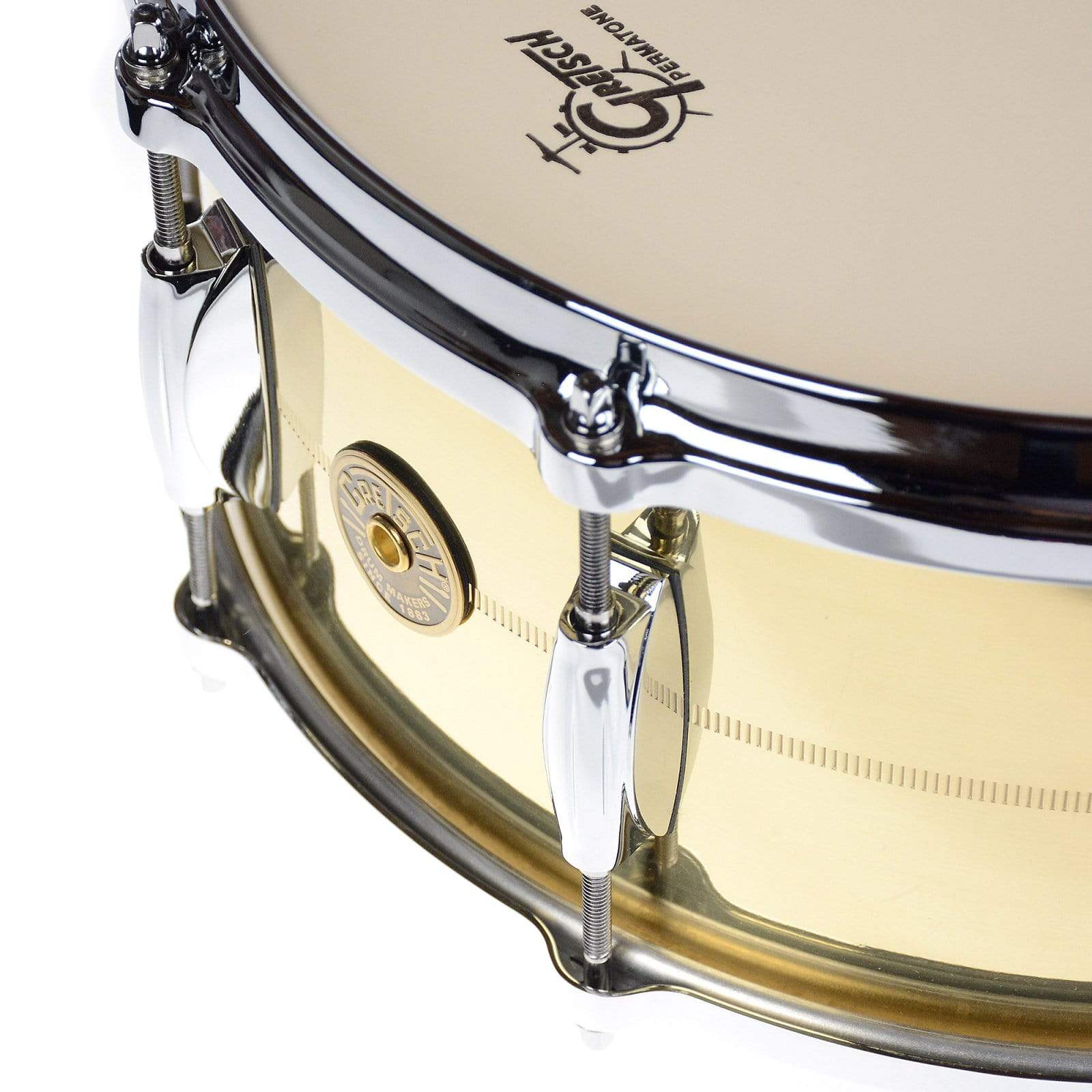 Gretsch 6.5x14 USA G-4000 Solid Spun Brass Snare Drum – Chicago Music ...