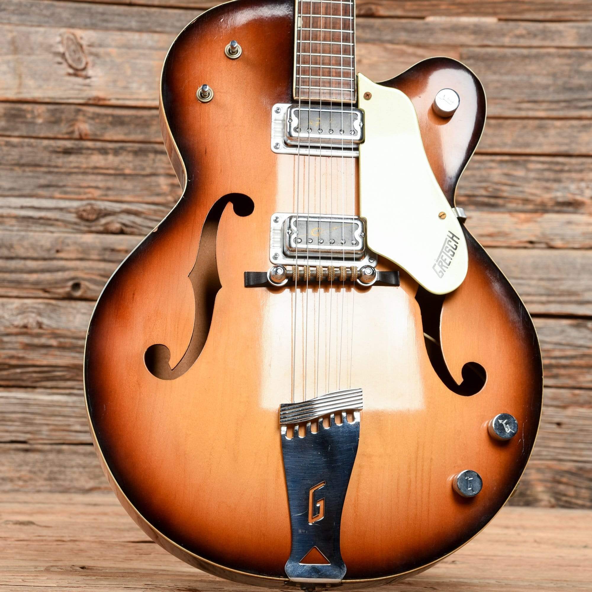 Gretsch 6117 Double Anniversary Sunburst Sunburst 1967 – Chicago Music ...