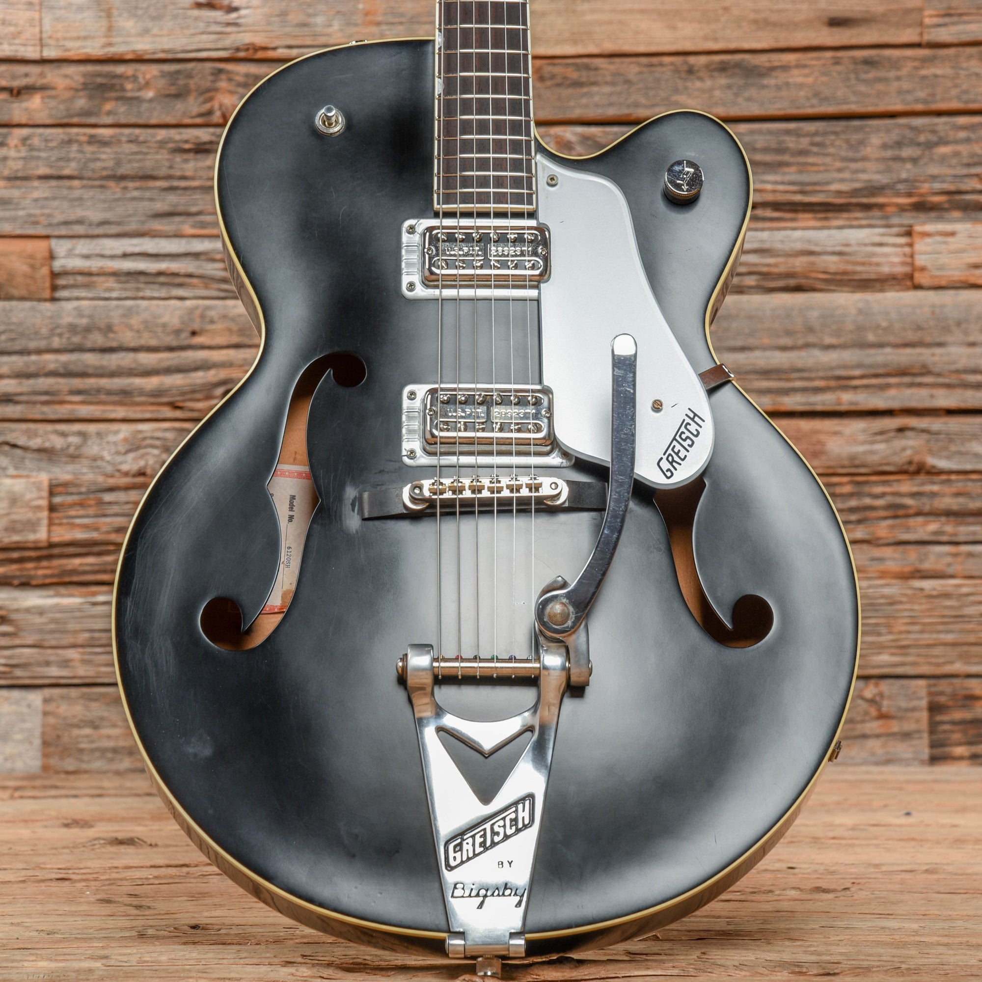 Gretsch 6120SH Brian Setzer Hot Rod Satin Black 2002 – Chicago Music ...