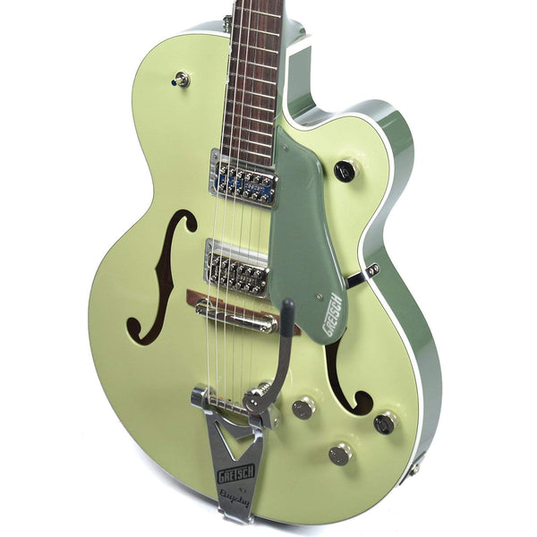 Gretsch G6118T-SGR Anniversary Smoke Green – Chicago Music Exchange