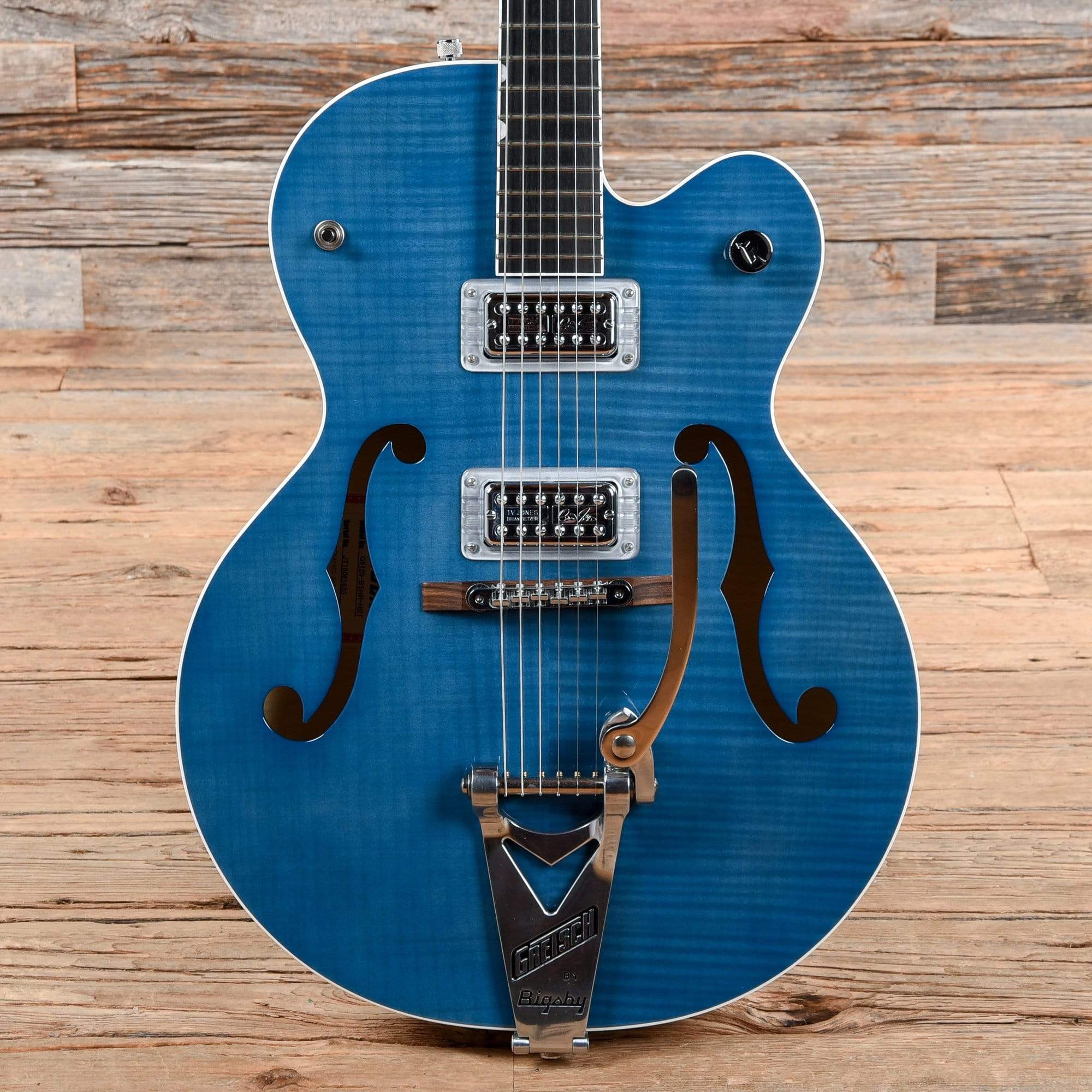 Gretsch G6120-BSHR-HBT Brian Setzer Hot Rod Harbour Blue 2015 – Chicago ...