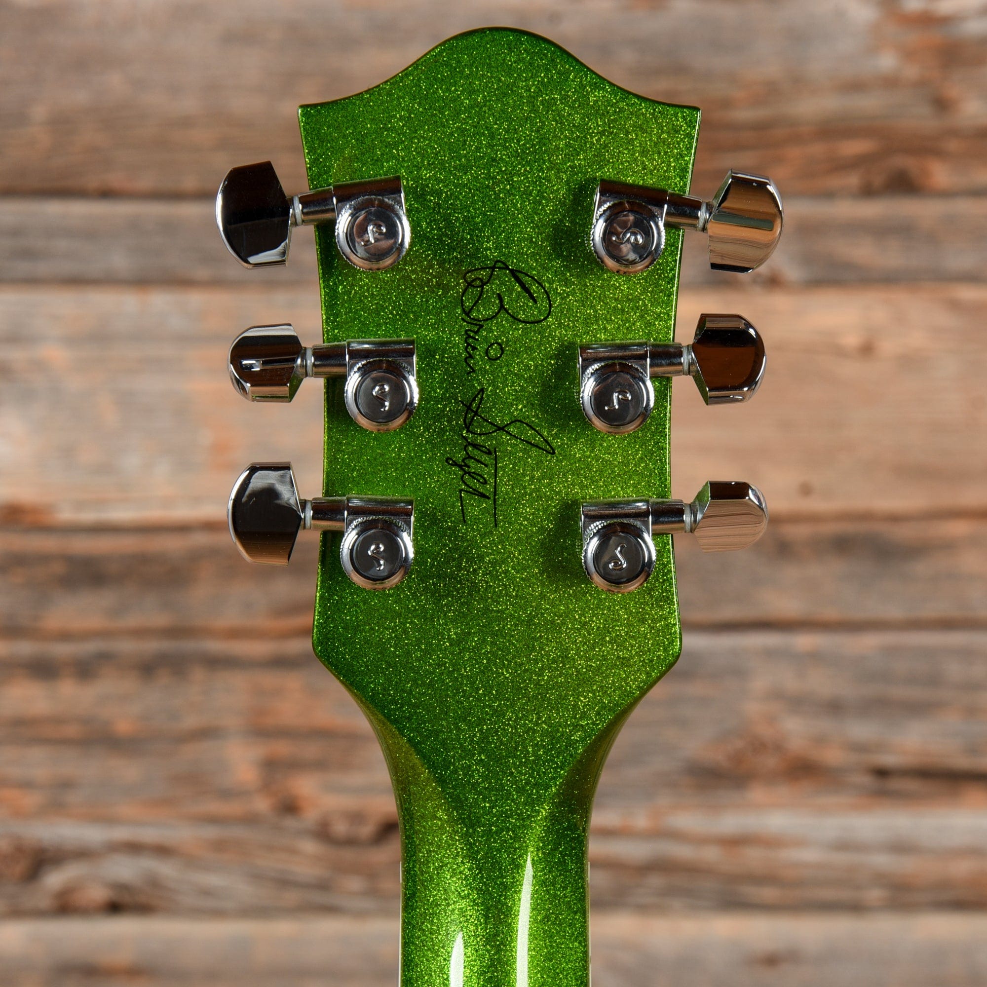 Gretsch G6120SH Brian Setzer Hot Rod Green Sparkle 2014 – Chicago Music ...