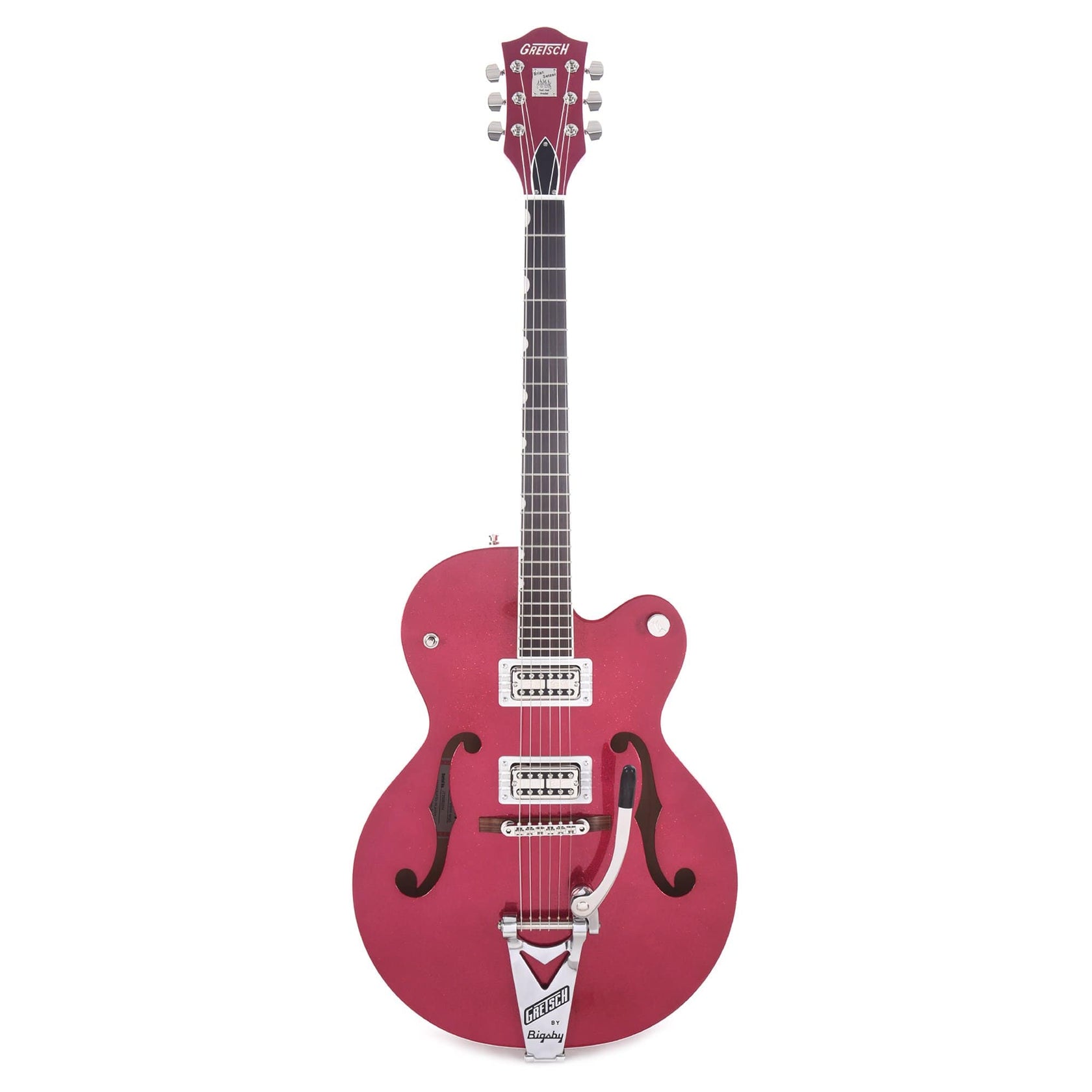 Gretsch G6120T-HR Brian Setzer Signature Hot Rod Hollow Body Magenta S ...
