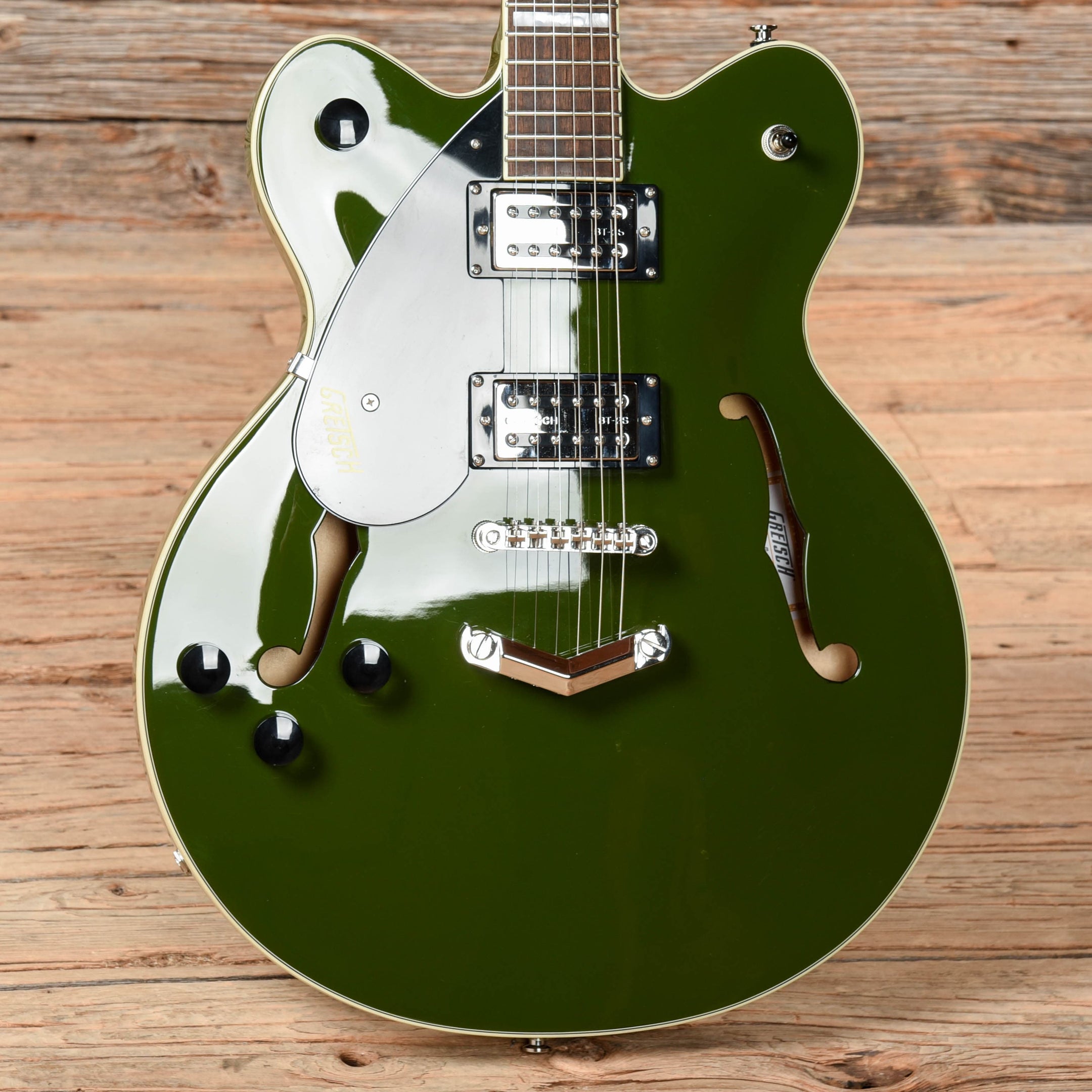 Gretsch G2622 Streamliner Center Block Green 2020 LEFTY – Chicago Music ...