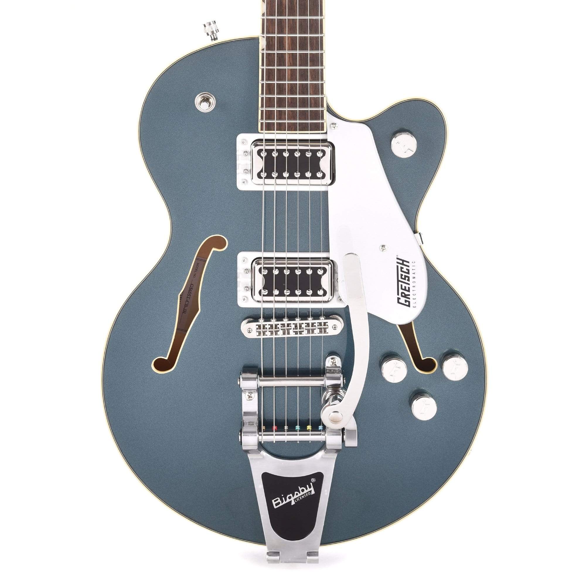 Gretsch G5655T Electromatic Center Block Jr. Single-Cut Jade Grey Meta ...