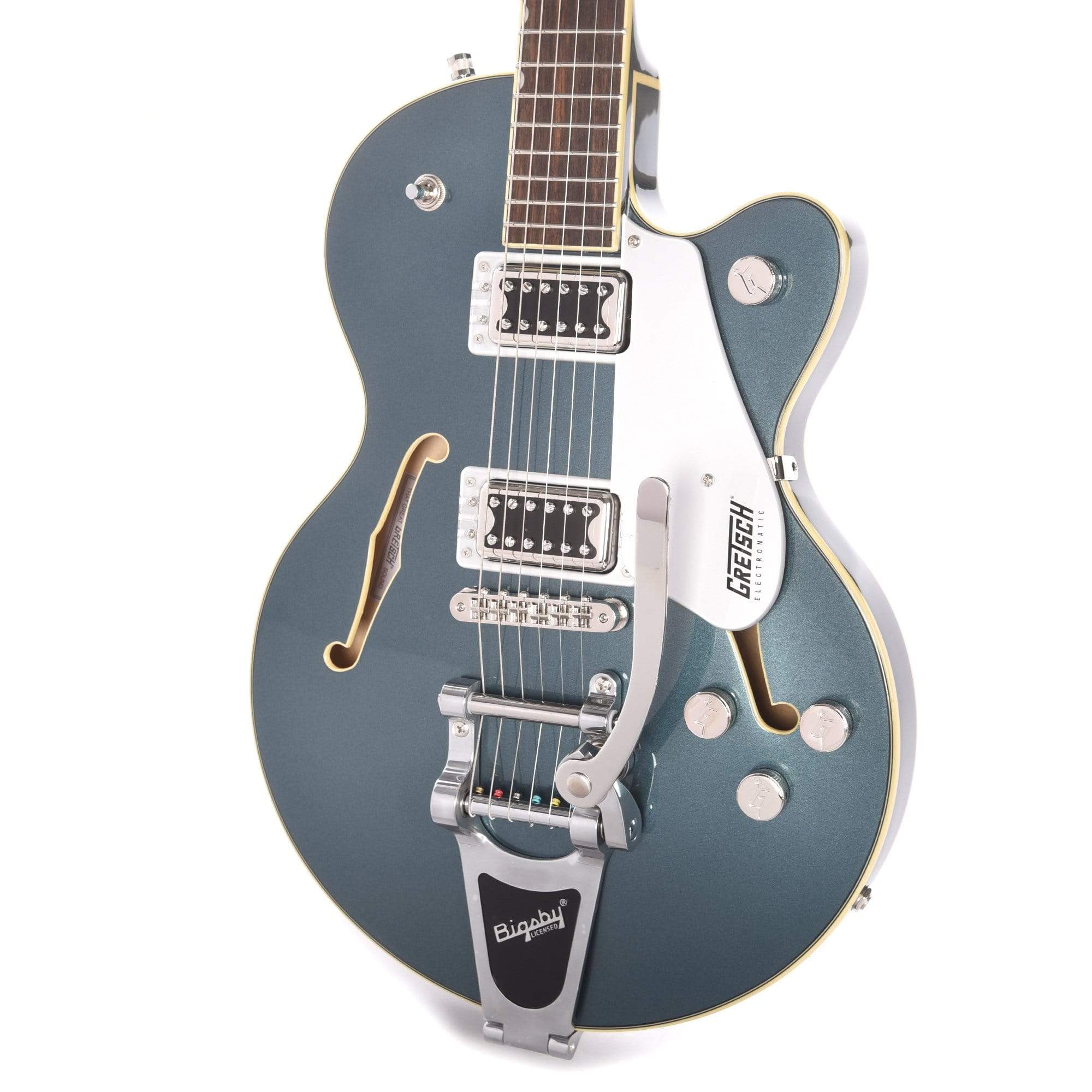 Gretsch G5655T Electromatic Center Block Jr. Single-Cut Jade Grey Meta ...