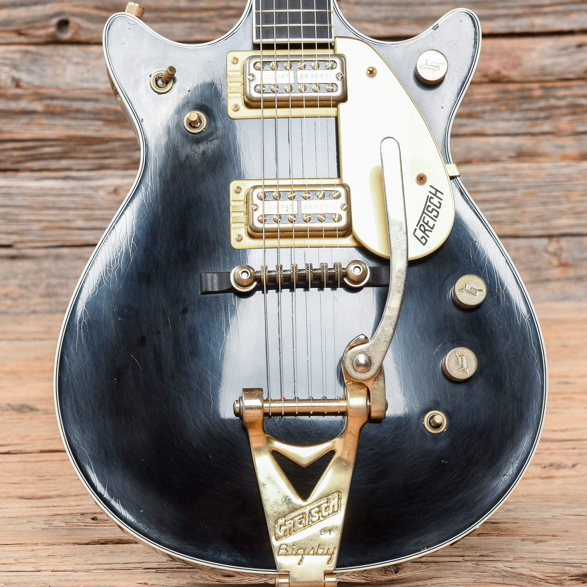Gretsch Custom Shop G6128-CS Duo Jet Masterbuilt by Stephen Stern Blac ...