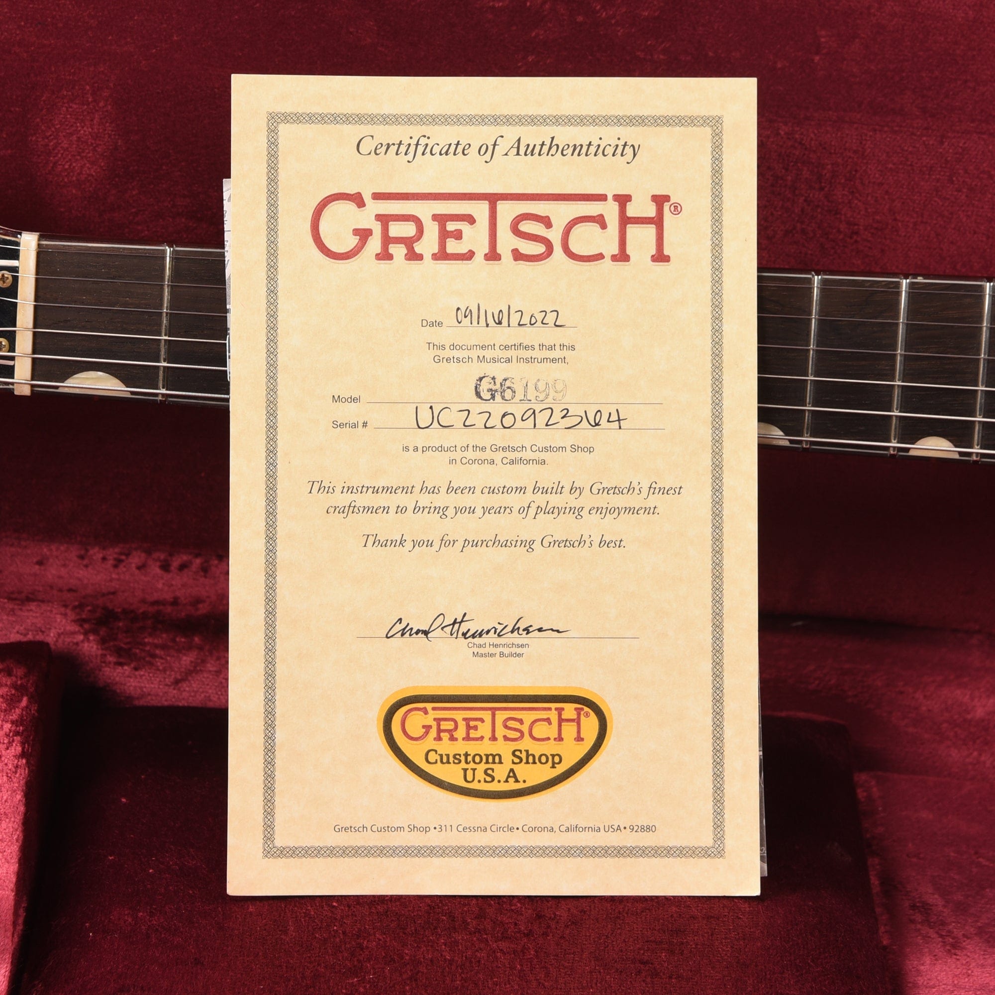 Gretsch Custom Shop G6199 Caddy Bo Michigan Mahogany Shell Pink Heavy ...