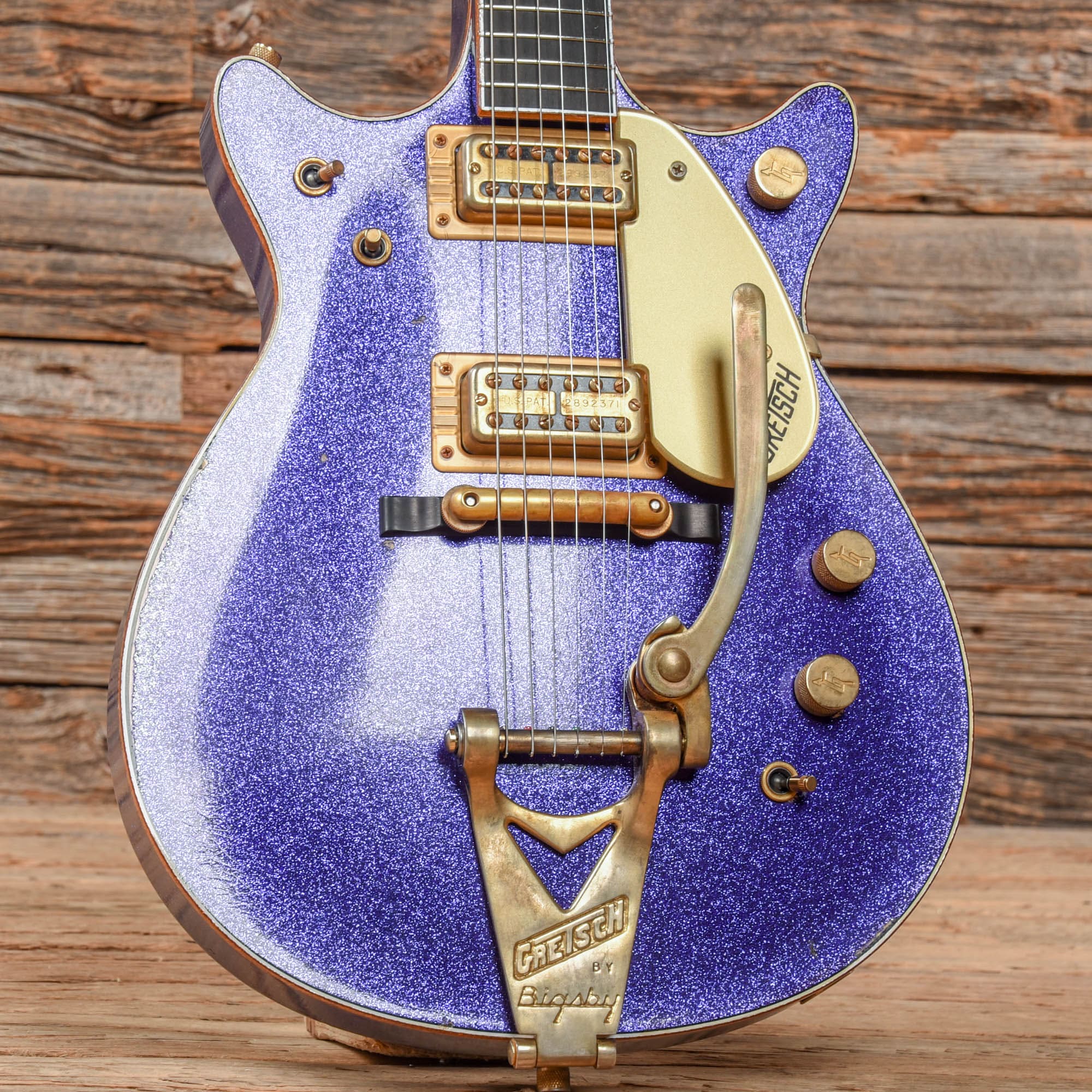 Gretsch Custom Shop Stephen Stern Masterbuilt Duo Jet Grape Sparkle 20 ...