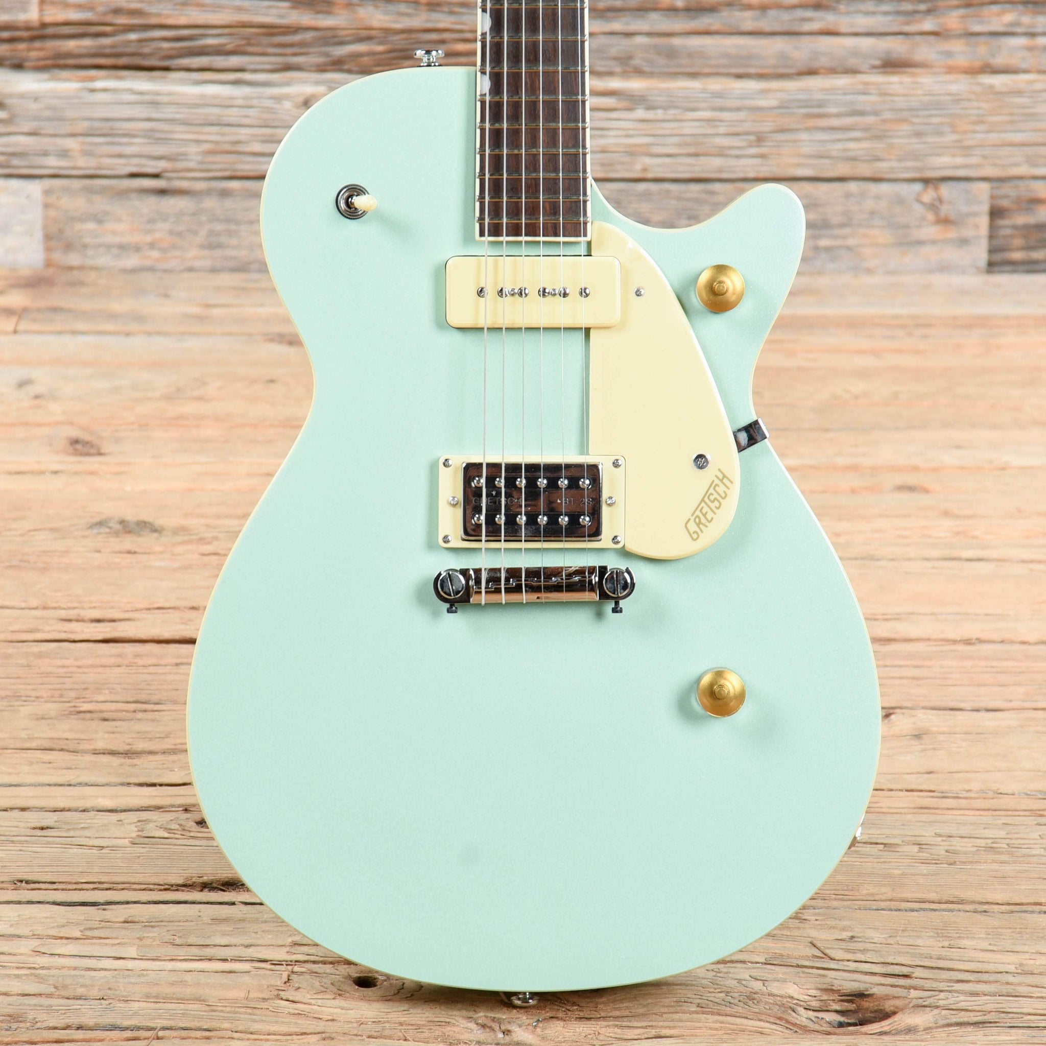 Gretsch G2215-P90 Streamliner Junior Jet Club Mint Metallic – Chicago ...