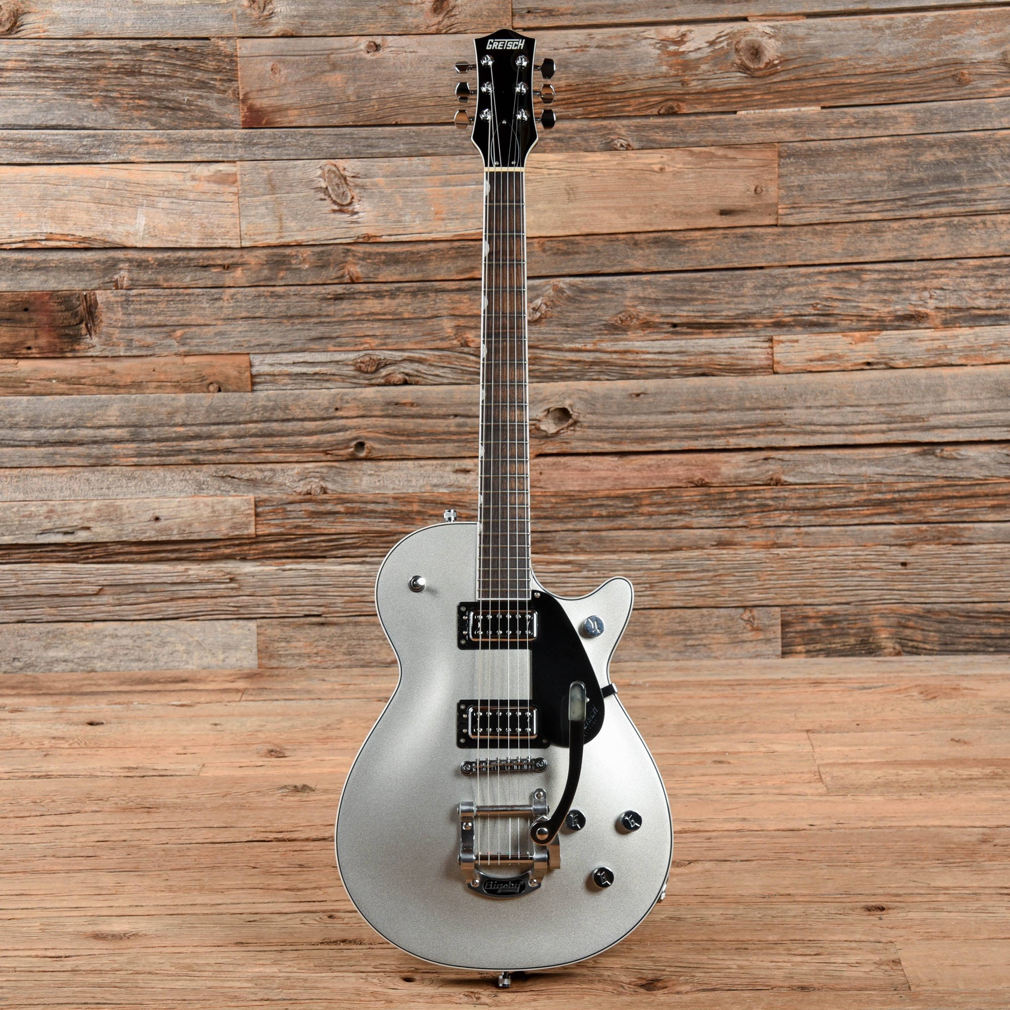 Gretsch G5230T Electromatic Jet FT with Bigsby Airline Silver 2018 ...