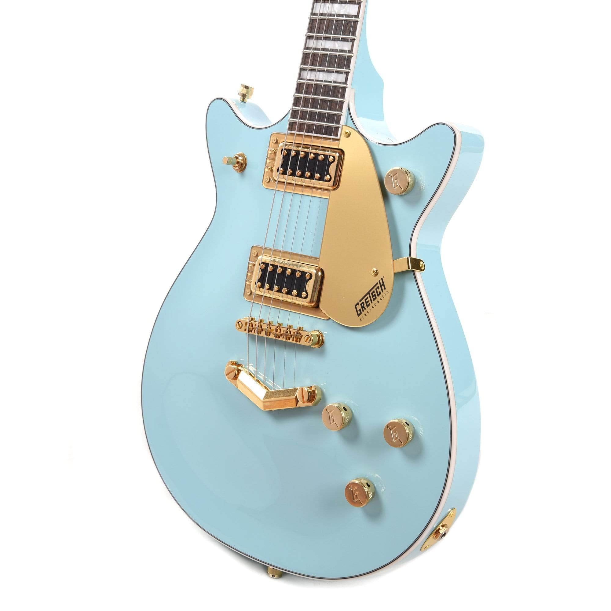 Gretsch G5232 Electromatic Double Jet FT Daphne Blue w/Gold Hardware ...
