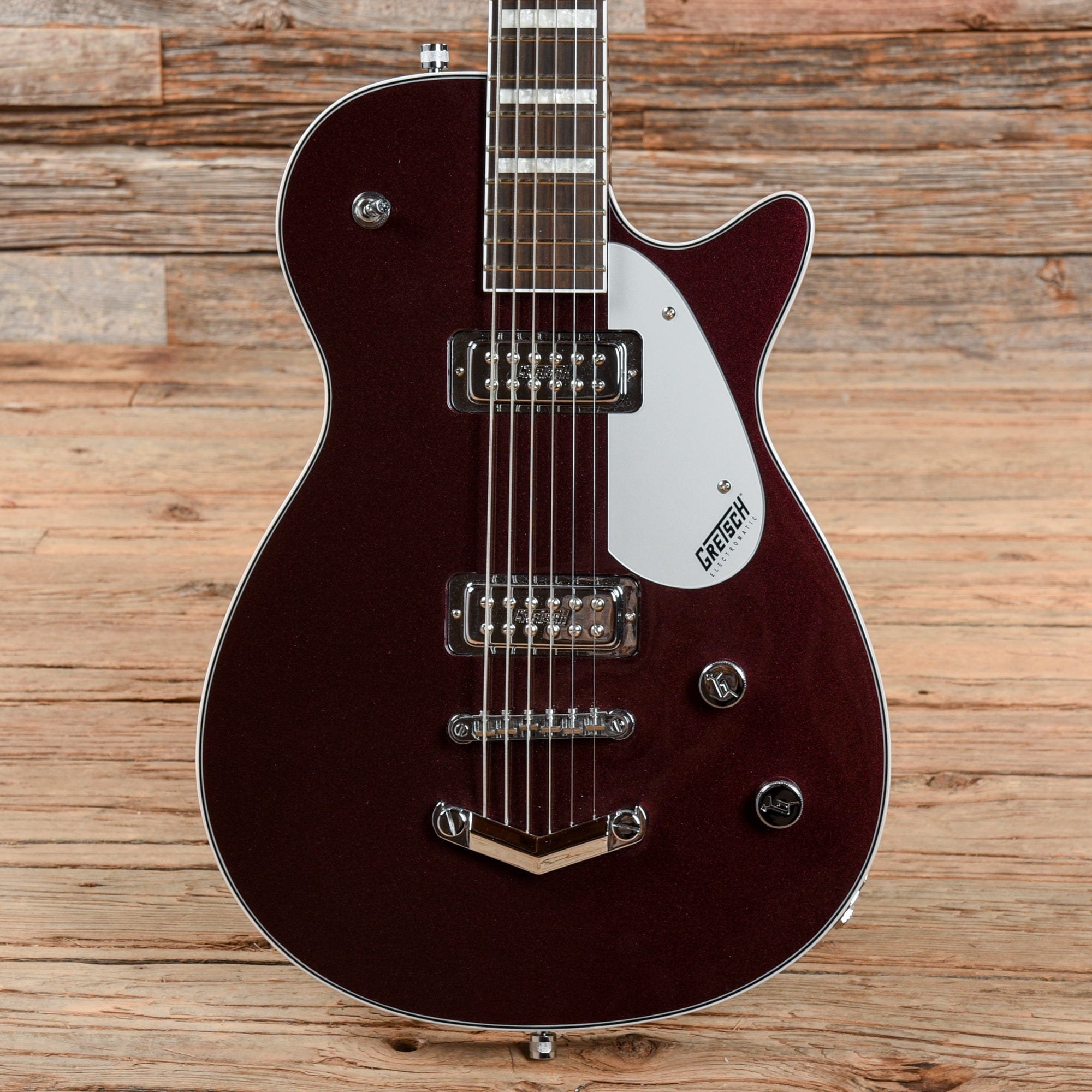 Gretsch G5260 Electromatic Jet Baritone Dark Cherry Metallic – Chicago ...