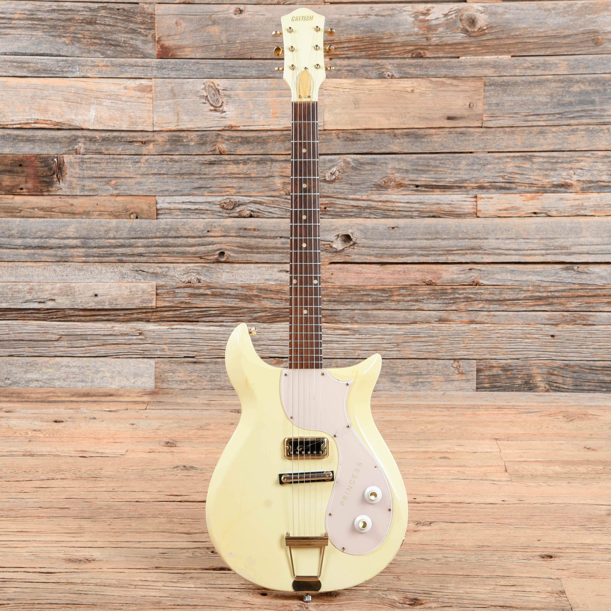 Gretsch Princess Guitar & Amp Set White 1962 – Chicago Music Exchange