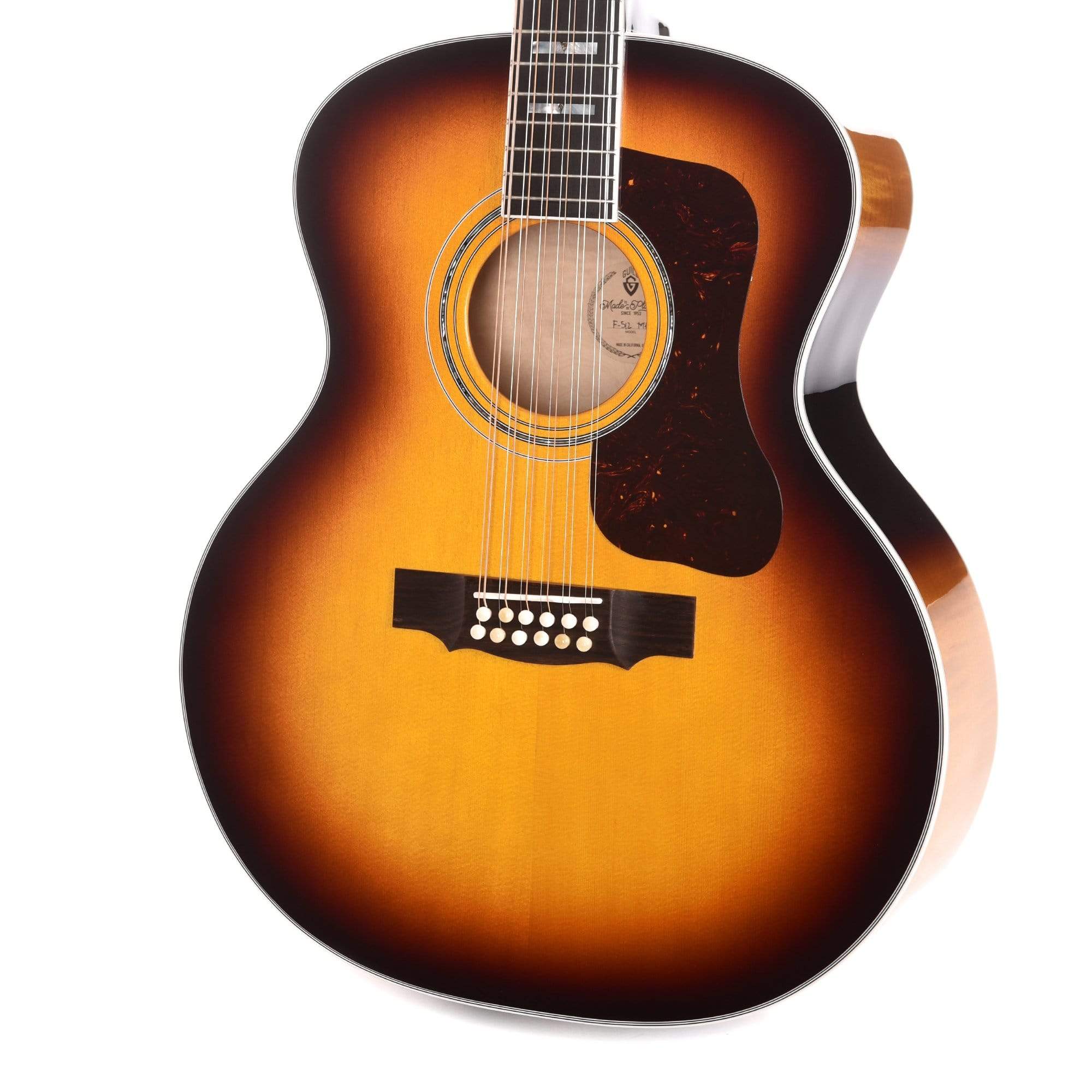 Guild F-512 Maple Antique Sunburst – Chicago Music Exchange