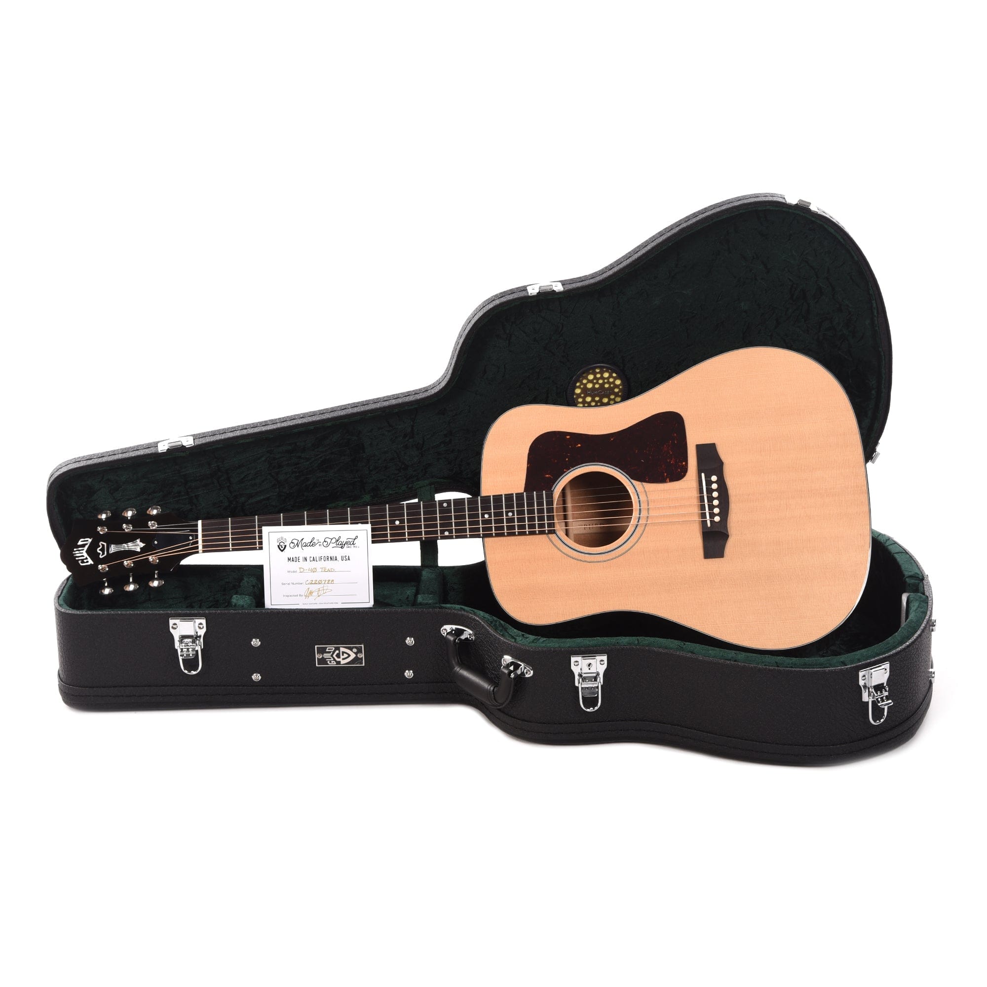 Guild USA D-40 Traditional Dreadnought Spruce/Mahogany Natural ...