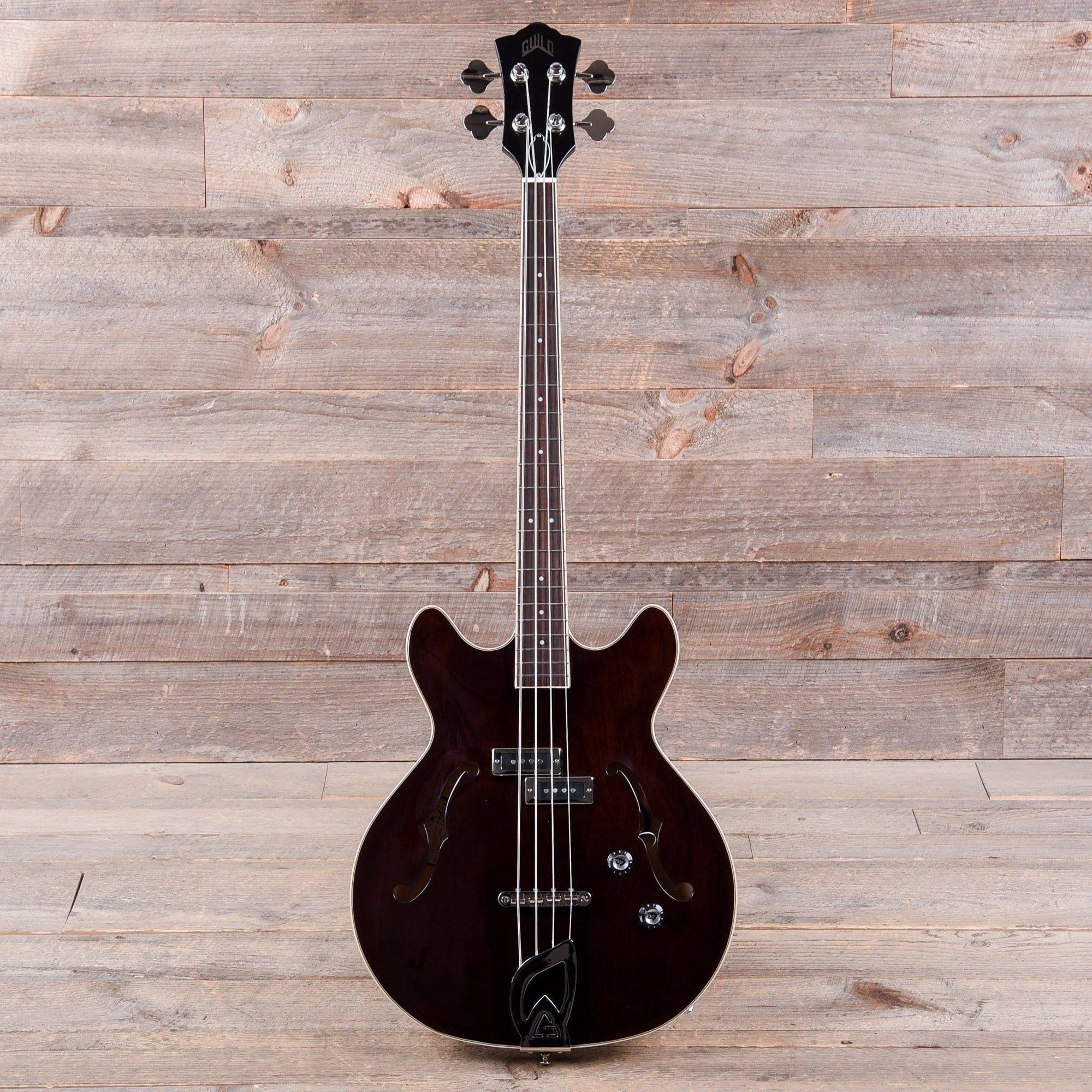 Guild Starfire I Bass DC Vintage Walnut – Chicago Music Exchange