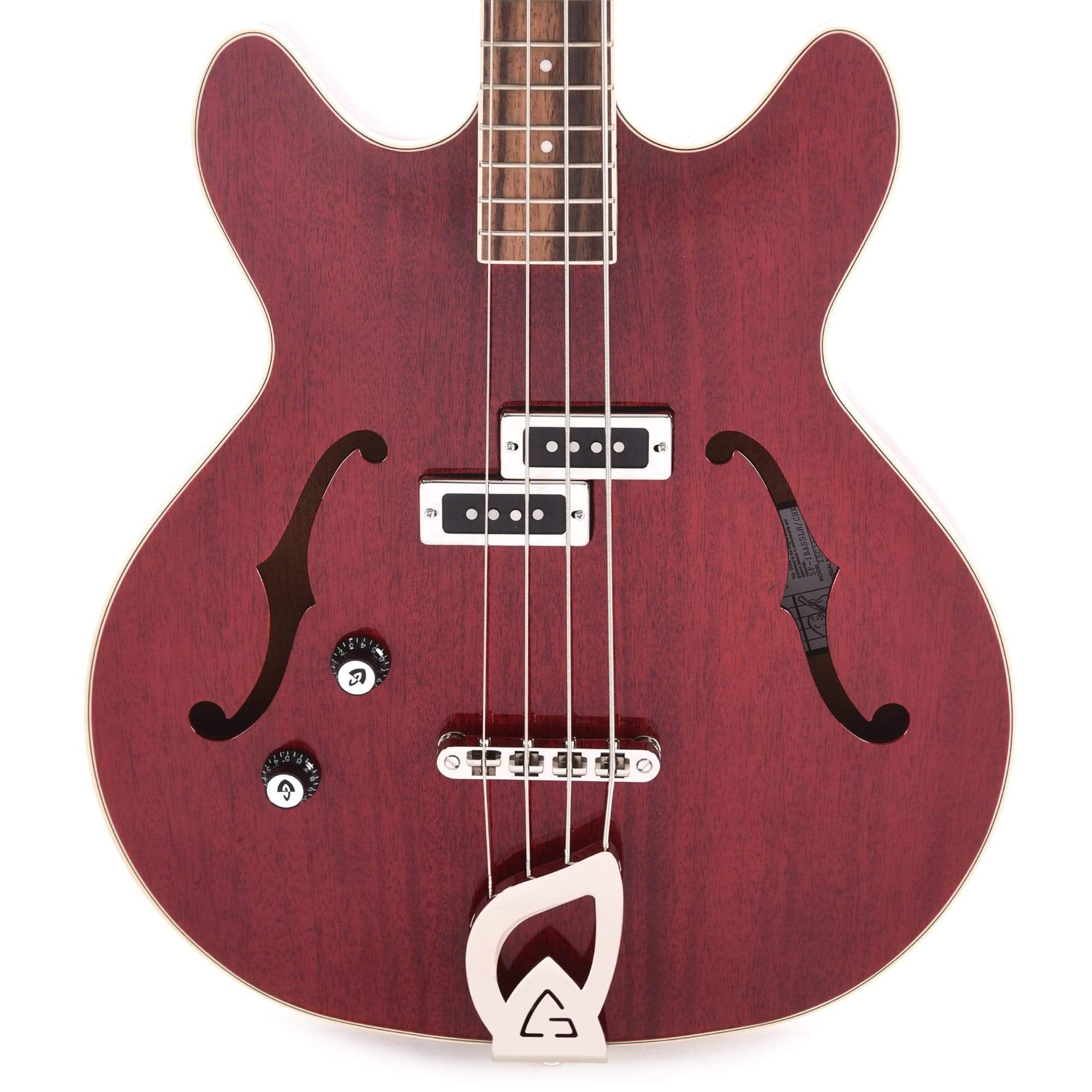 Guild Starfire I Bass DC Cherry Red LEFTY – Chicago Music Exchange