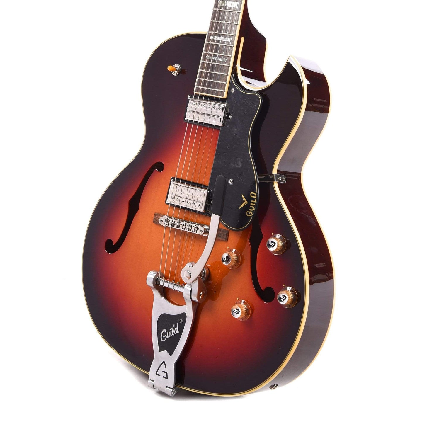 Guild CE-100D Capri Hollowbody Antique Sunburst – Chicago Music Exchange