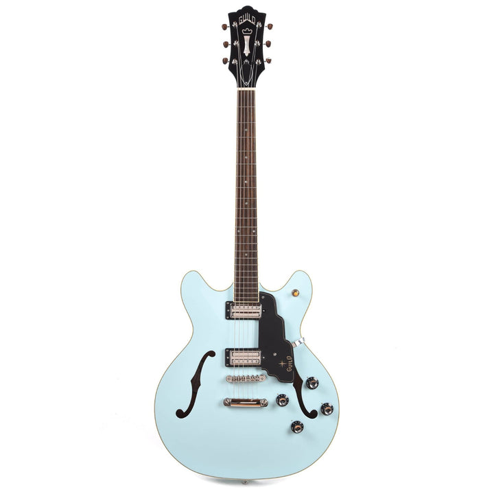 Guild Starfire IV ST Maple Hollowbody Sky Blue – Chicago Music Exchange