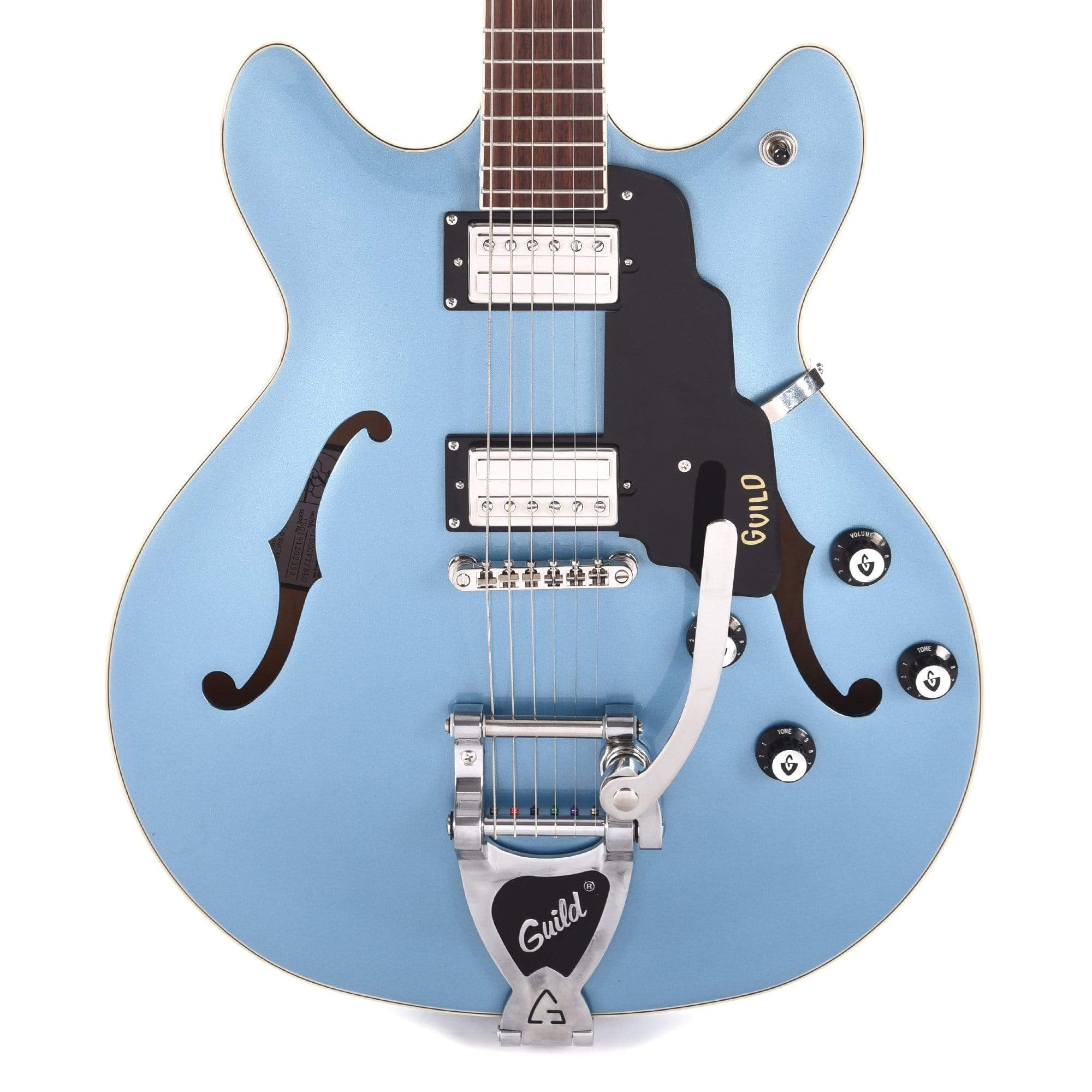Guild Starfire I DC Pelham Blue w/Guild Vibrato Tailpiece – Chicago ...