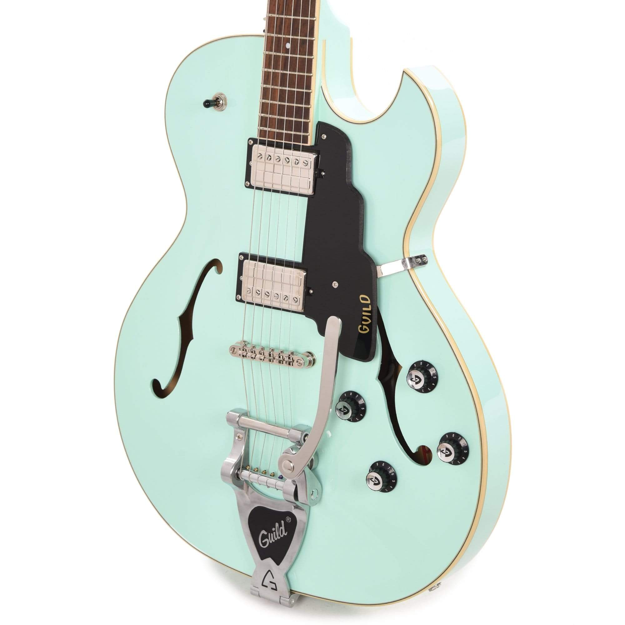 Guild Starfire I SC Seafoam Green w/Guild Vibrato Tailpiece – Chicago ...