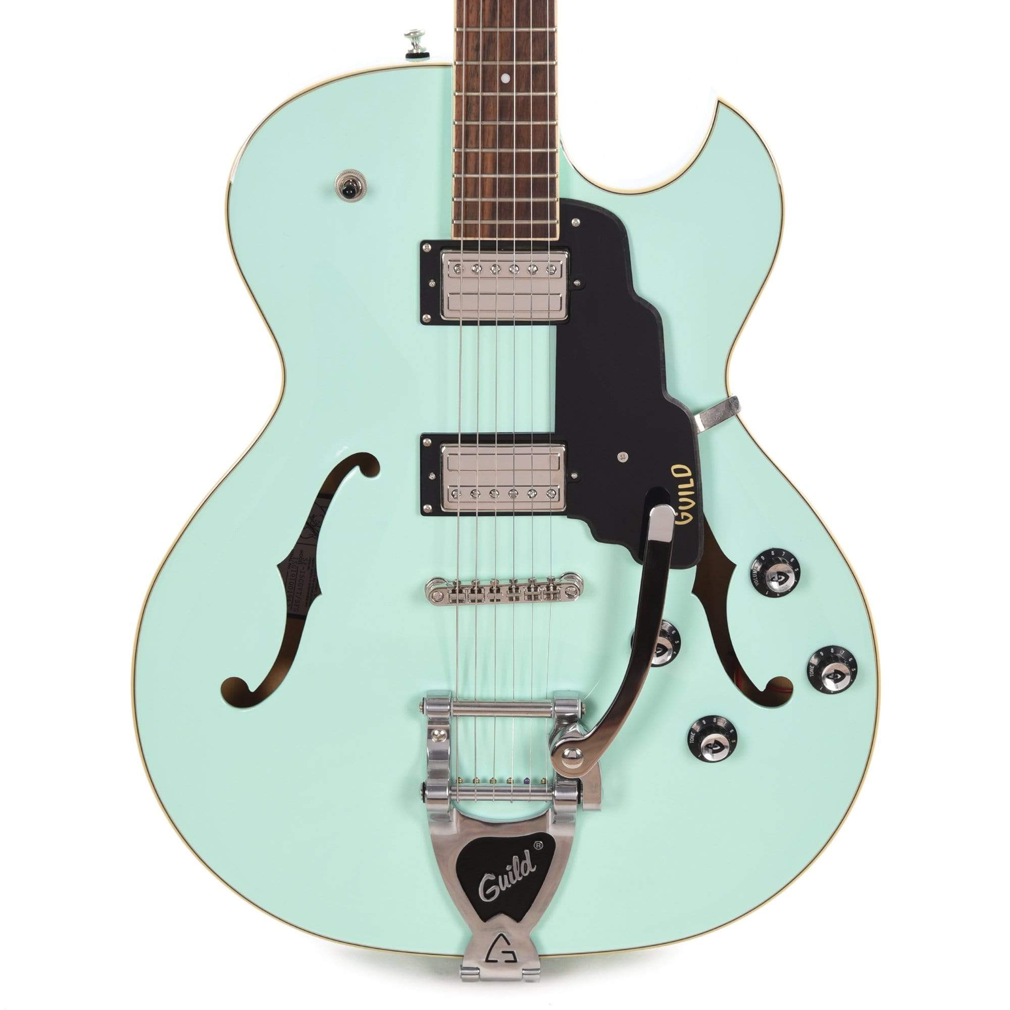 Guild Starfire I SC Seafoam Green w/Guild Vibrato Tailpiece – Chicago ...