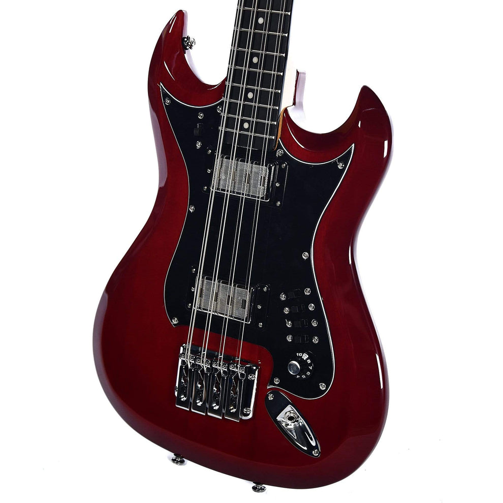 Hagstrom Retroscape H8 Reissue 8-String Bass Wild Cherry Transparent ...