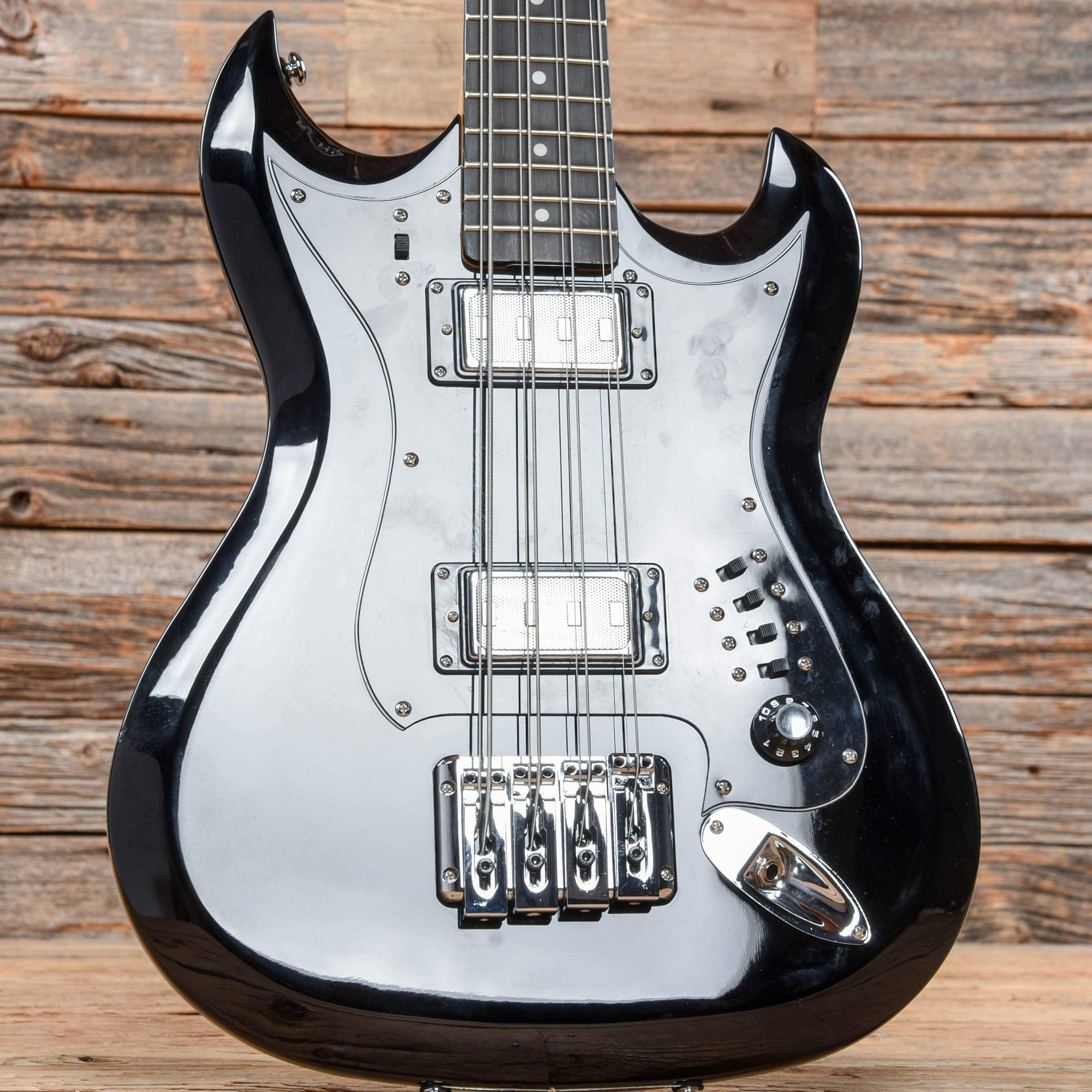 Hagstrom H8-II 8-String Bass Reissue Black – Chicago Music Exchange