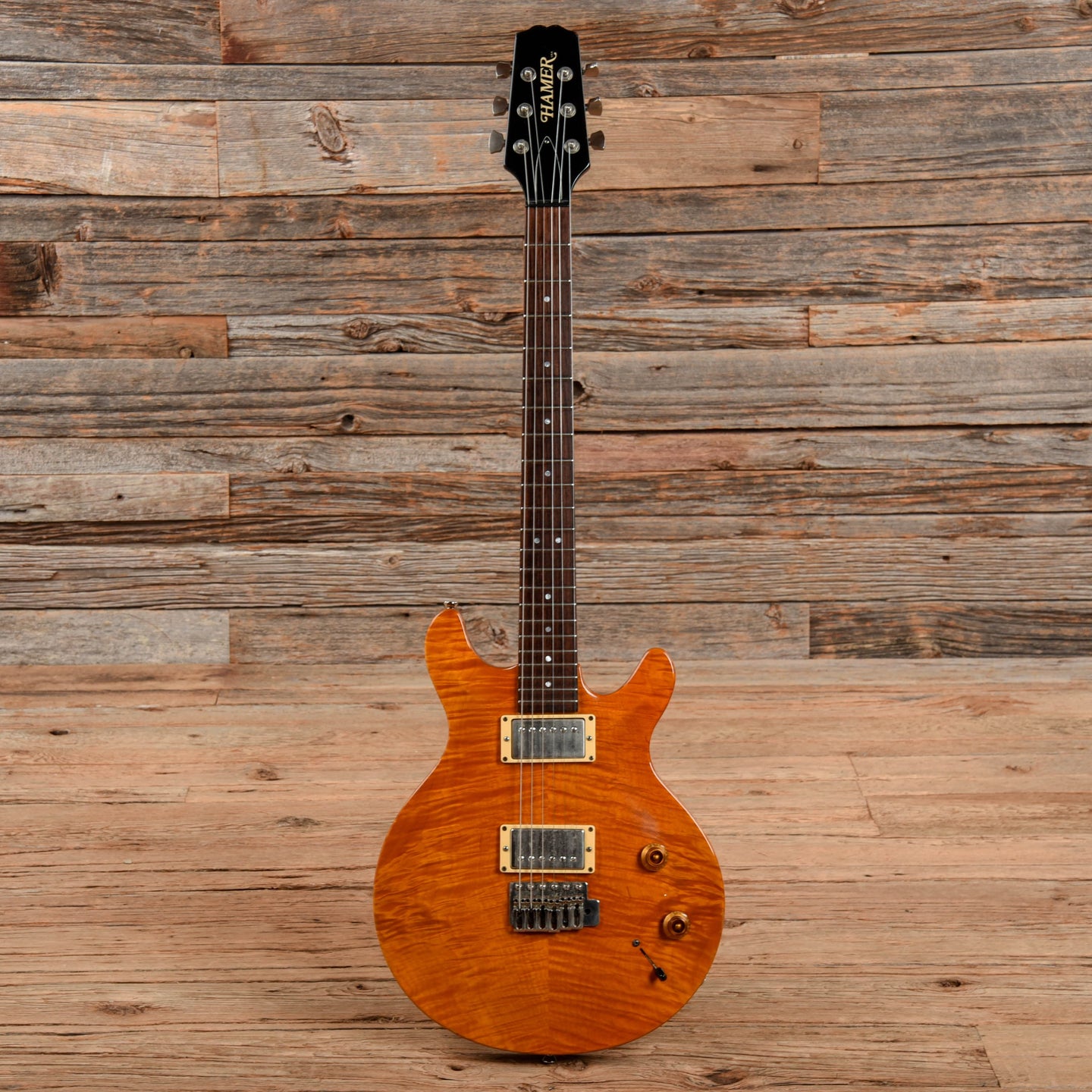 Hamer Mirage II Honey Flame 1996 – Chicago Music Exchange