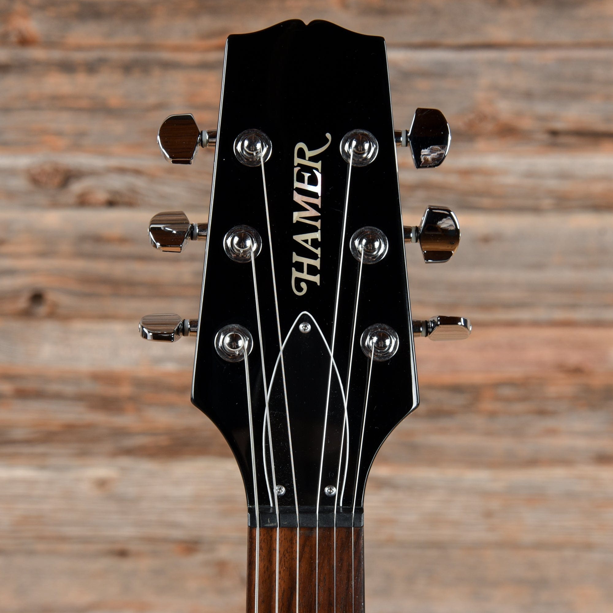 Hamer SATFW-TBK The Archtop Double Cutaway Transparent Black Burst 201 ...