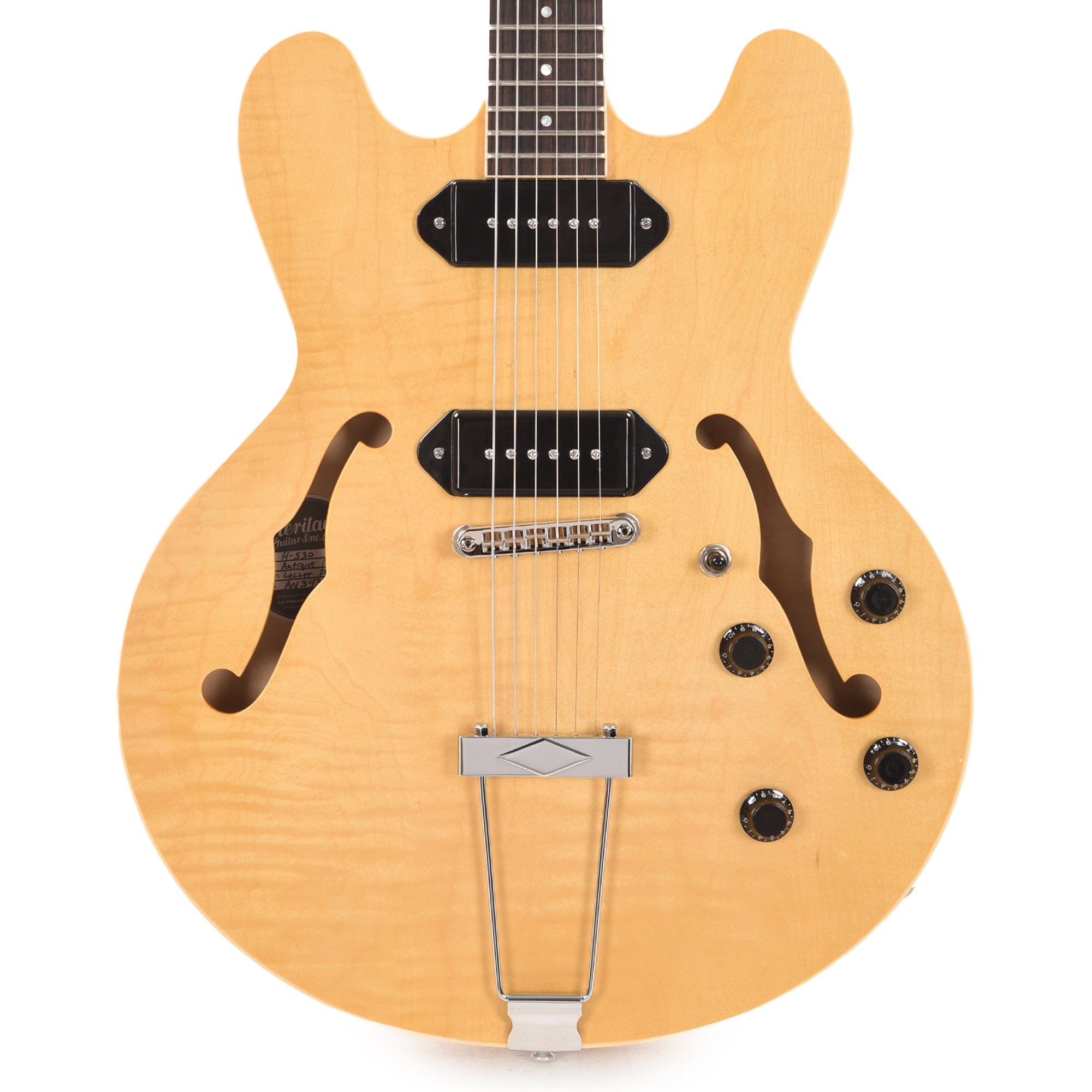 Heritage Standard H-530 Hollow Electric Antique Natural – Chicago Music Exchange
