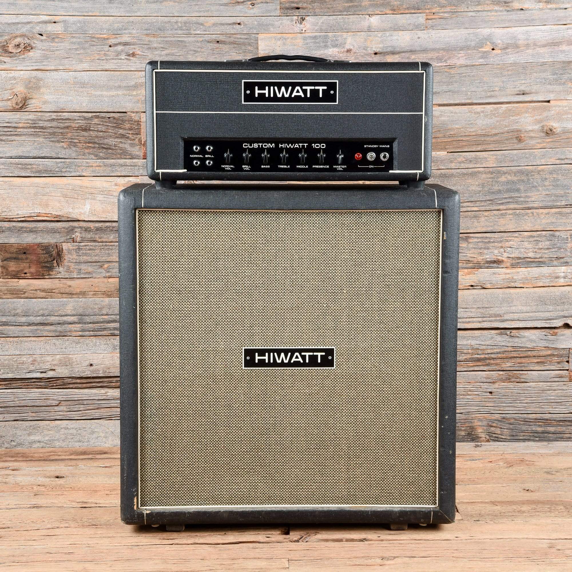 Hiwatt DR103 Head w/4x12 Cabinet 1972 – Chicago Music Exchange
