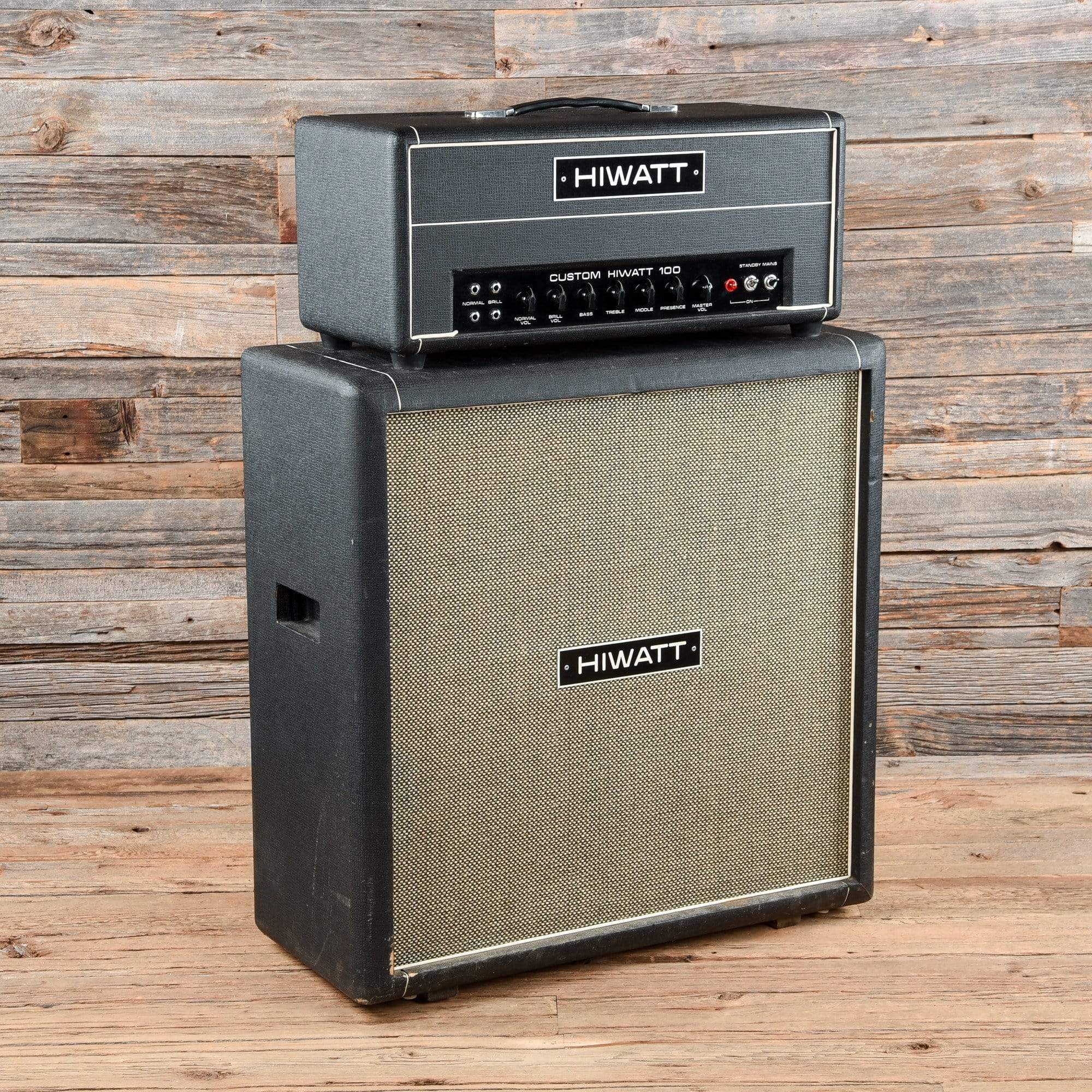 Hiwatt DR103 Head w/4x12 Cabinet 1972 – Chicago Music Exchange