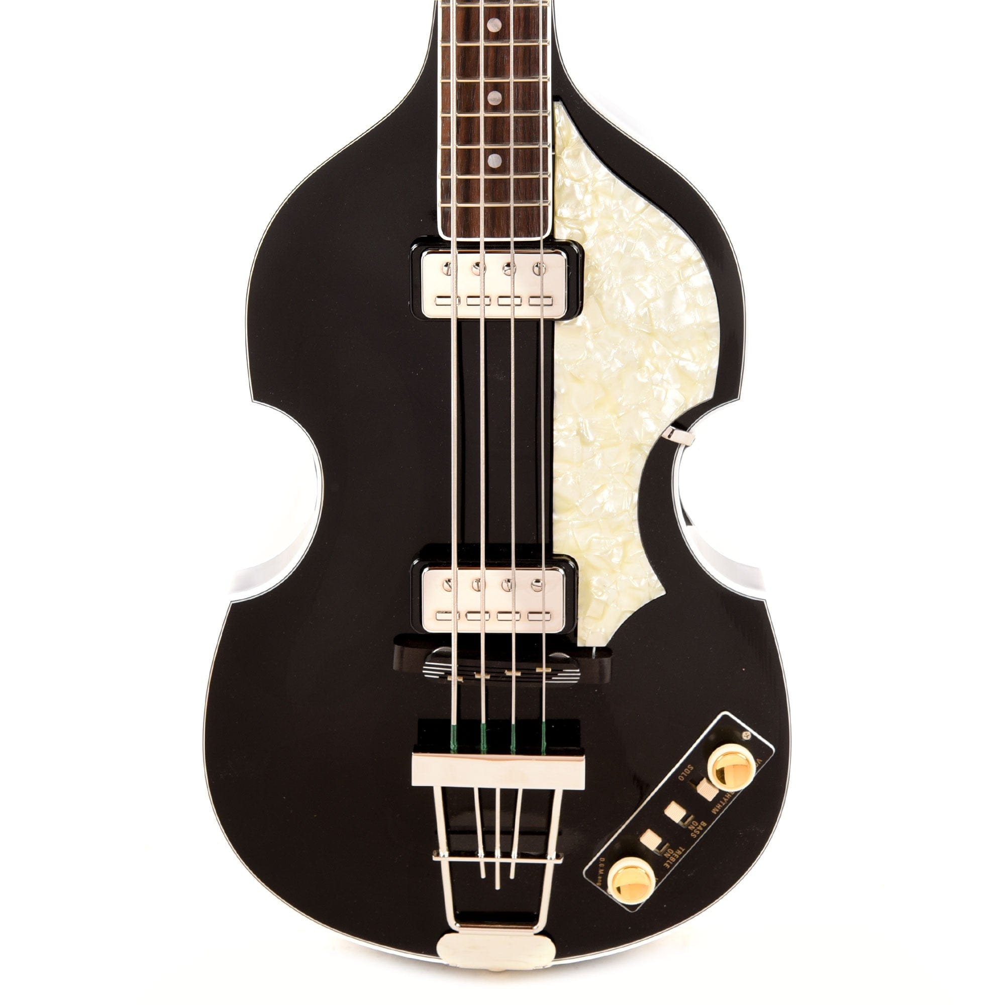 Hofner Limited Edition Custom '64 Violin Bass Gold Label Black Berlin ...