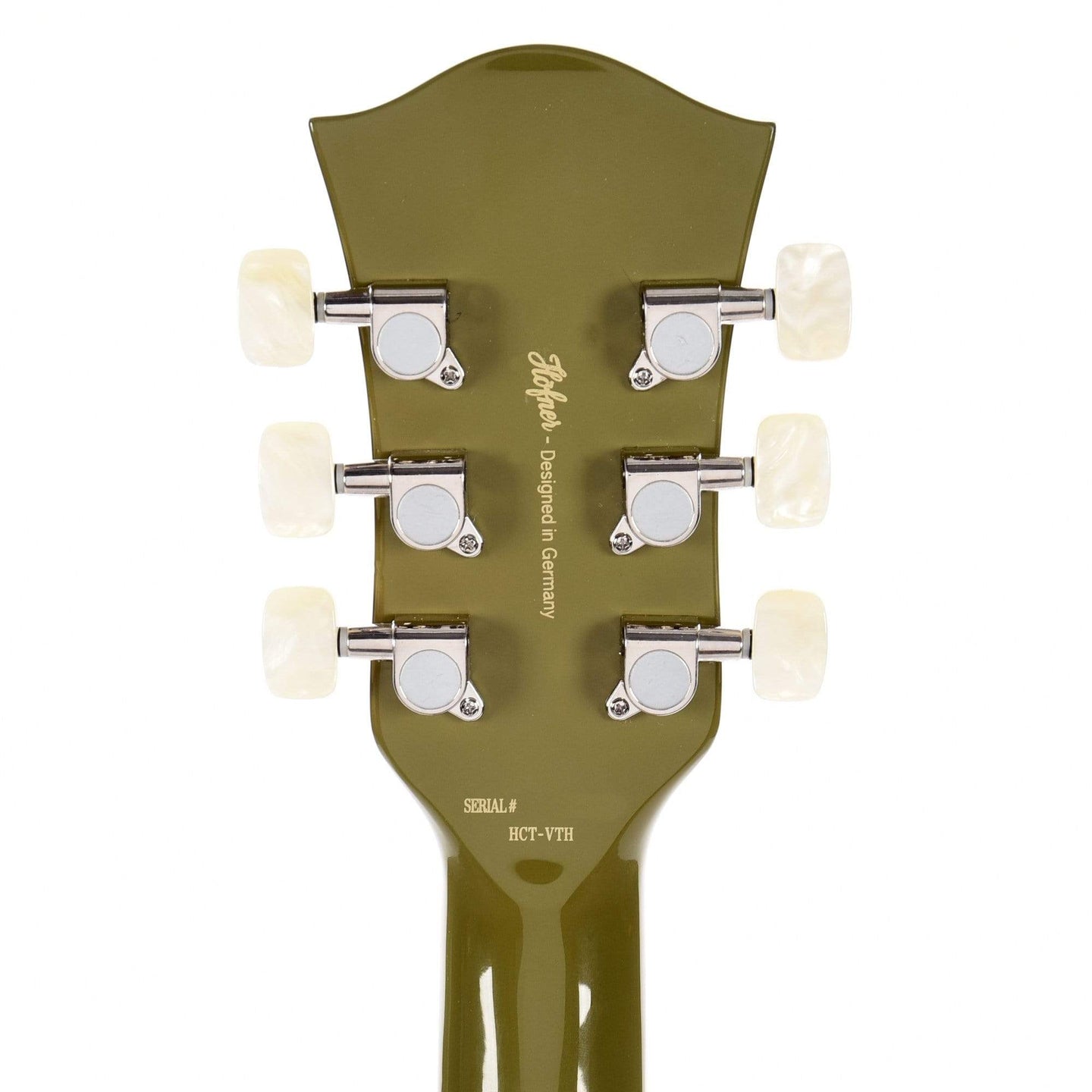 Hofner Contemporary Verythin Olive Green w/Bigsby – Chicago Music Exchange