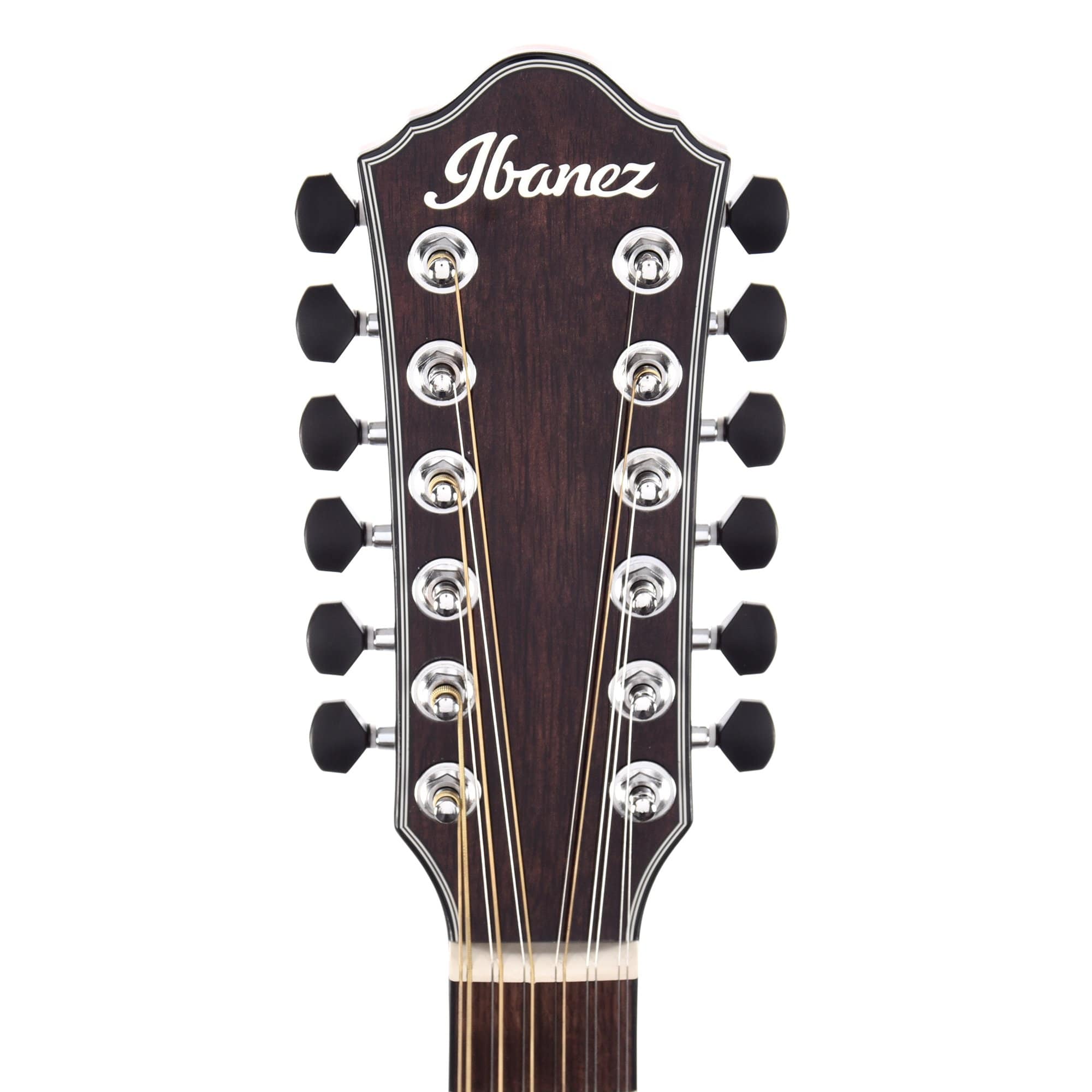 Ibanez AEWC Acoustic 12-String High Gloss Tiger Burst – Chicago Music ...