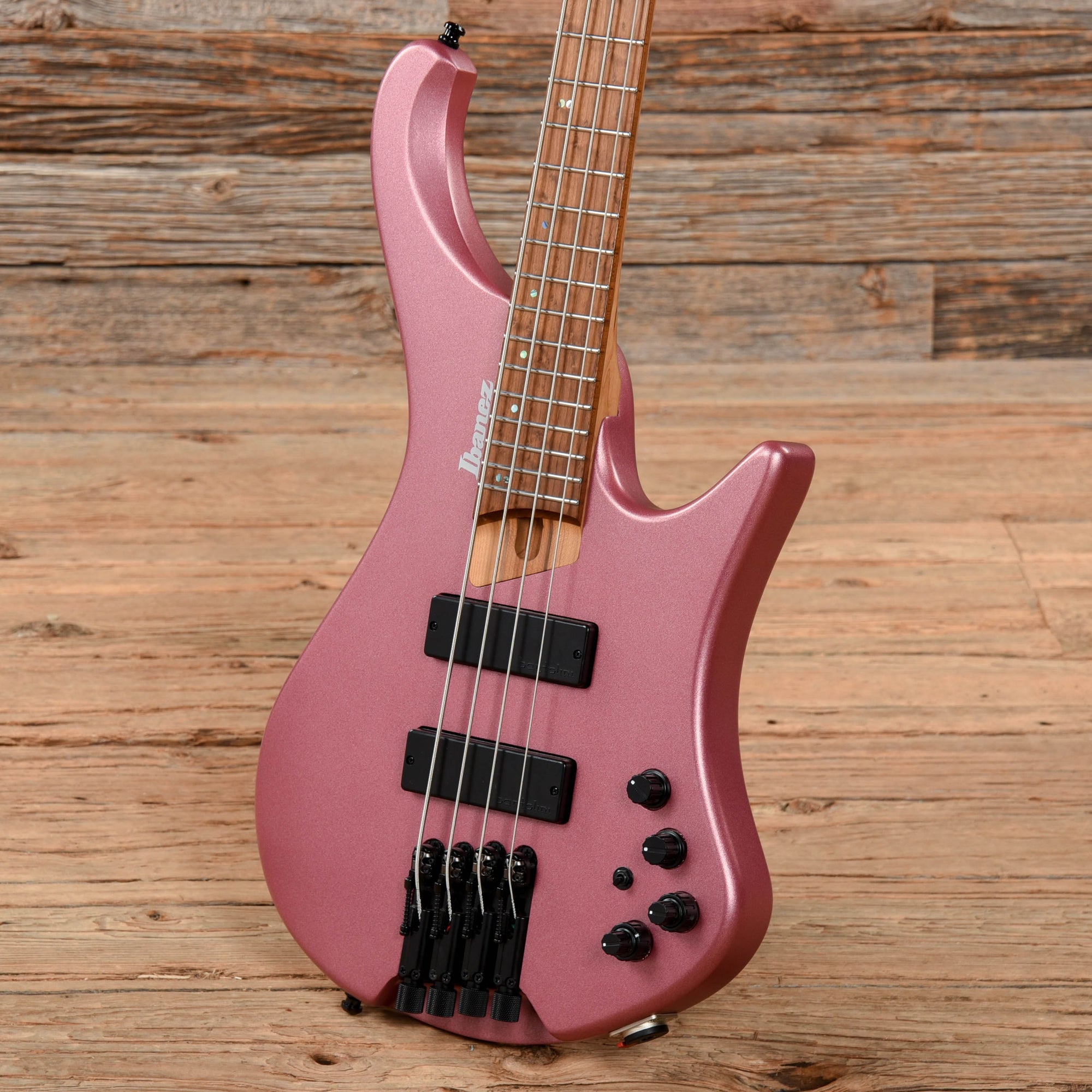 Ibanez EHB1000S Short Scale Pink Gold Metallic – Chicago Music Exchange