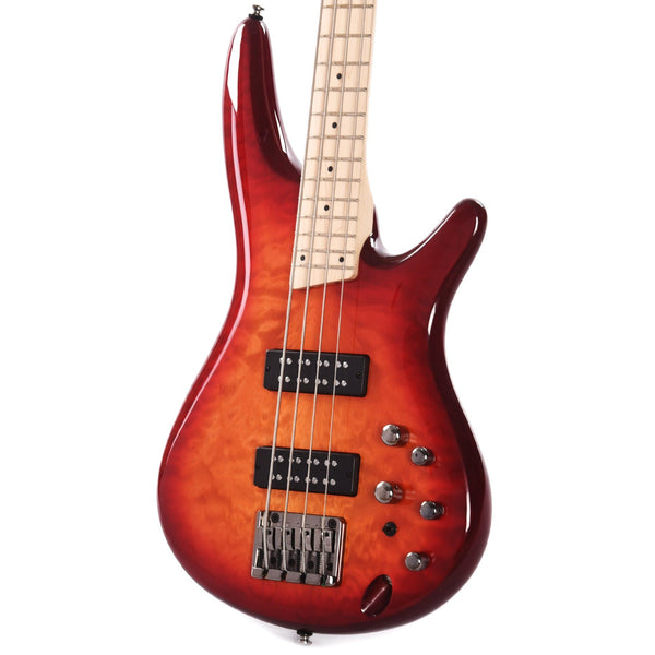 Ibanez SR400EMQM SR Standard Bass Sunrise Red Burst – Chicago Music ...