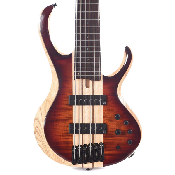 Ibanez BTB20TH6 BTB Standard 6-String Bass Brown Topaz Burst Low Gloss ...